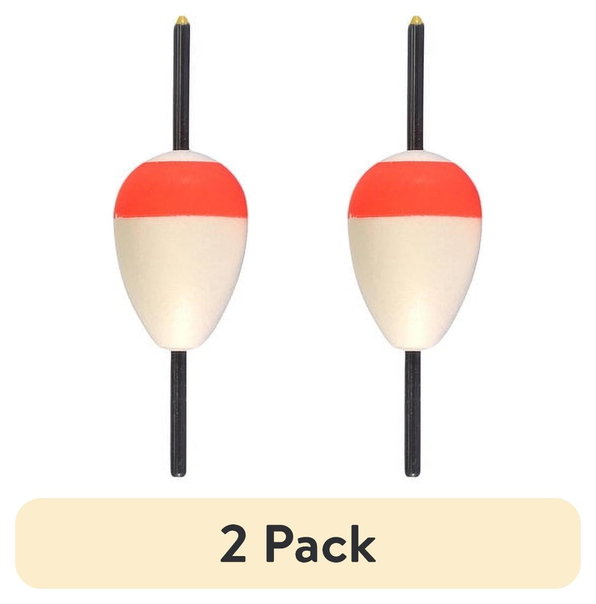 Comal 2 Pack 2.25" Pear Slip Stick Float Red & White for Fishing ...