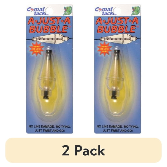 (2 pack) Comal A-Just-A-Bubble Fishing Float, Clear, 3/8 oz - Walmart.com