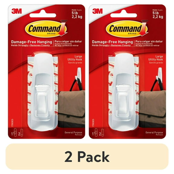 Command Large Hooks in Command Hooks - Walmart.com