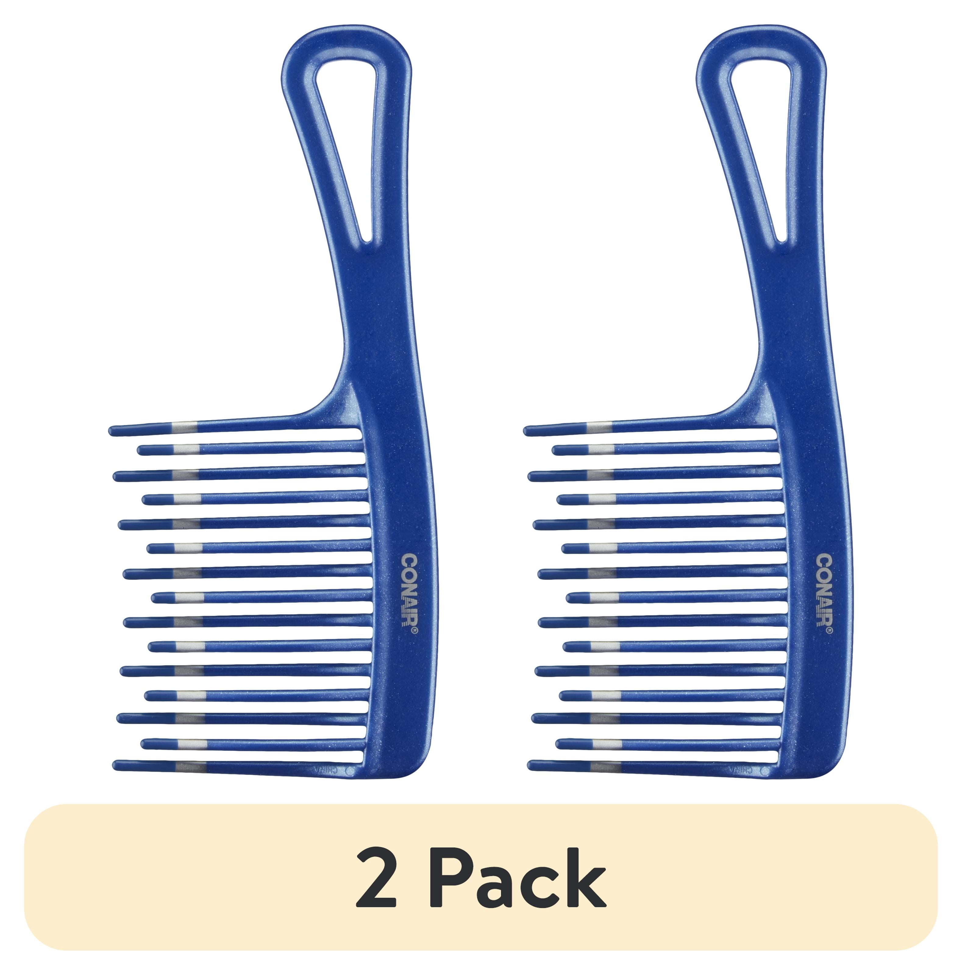 (2 pack) Conair Styling Essentials Detangling Comb, Style & Detangle ...