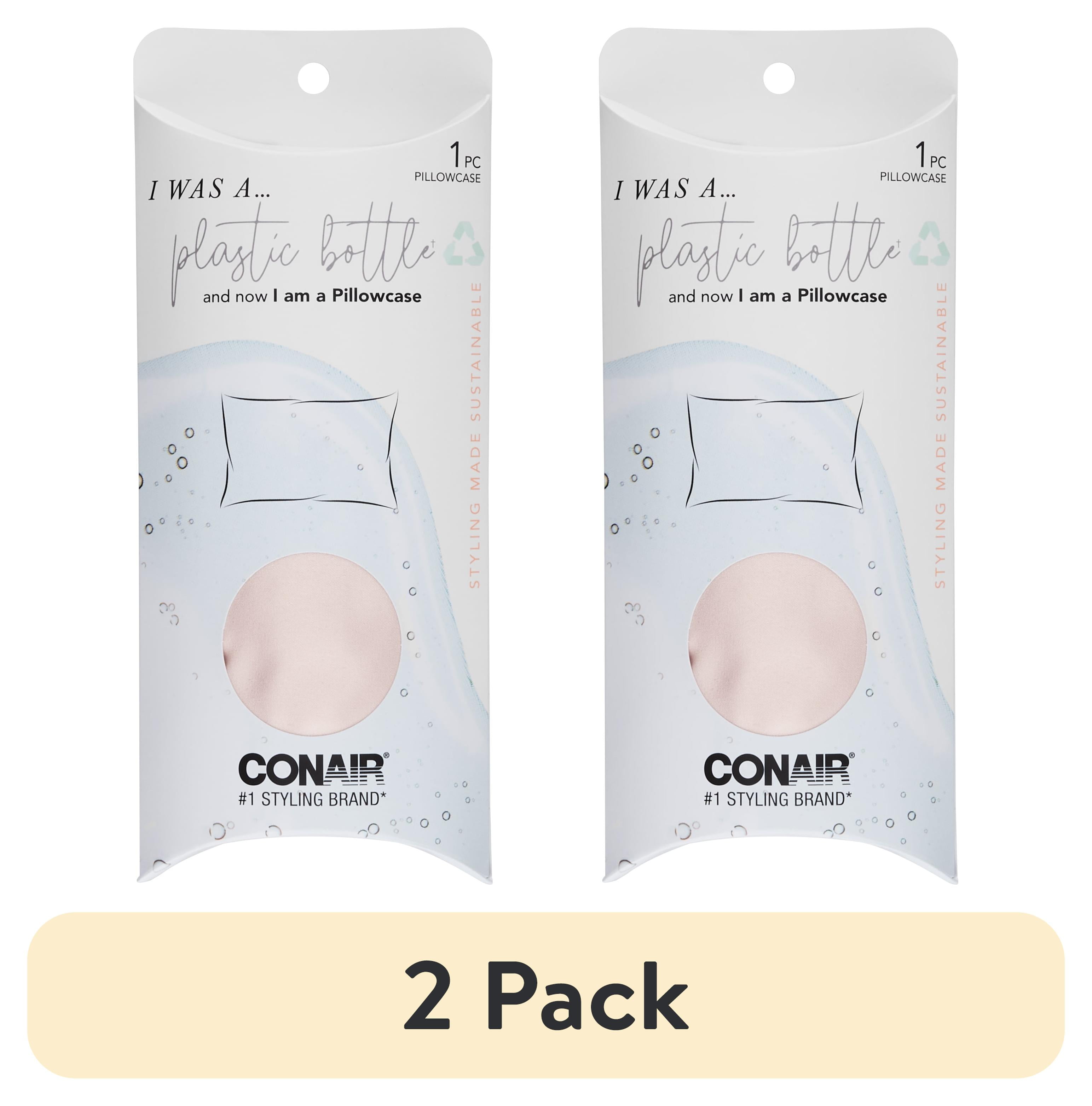 (2 pack) Conair Earth-Friendly Planet Upcycled Smooth Beauty Pillowcase ...