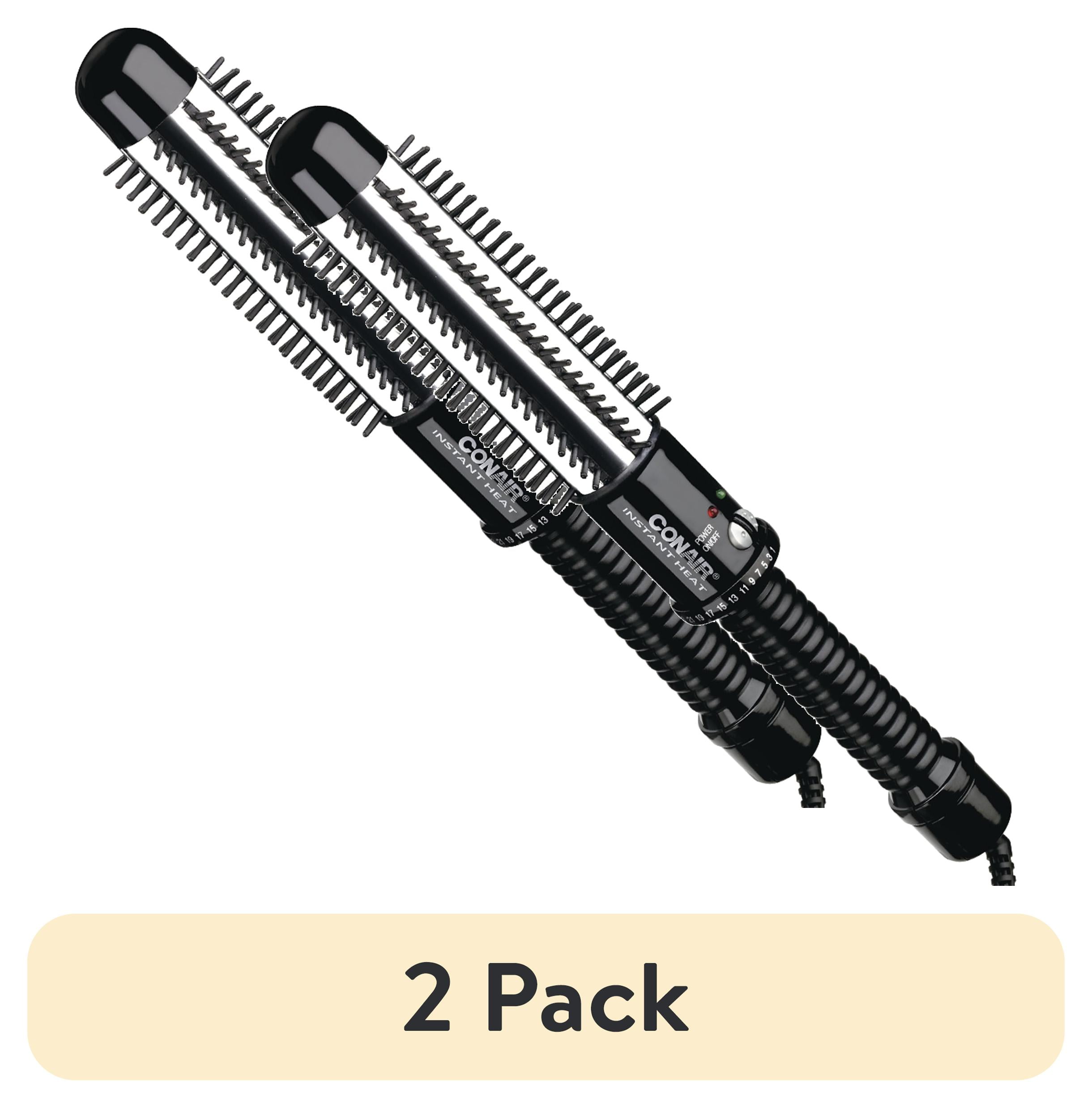 (2 pack) Conair Instant Heat 1 1/4" Hot Brush, Model BC86N - Walmart.com