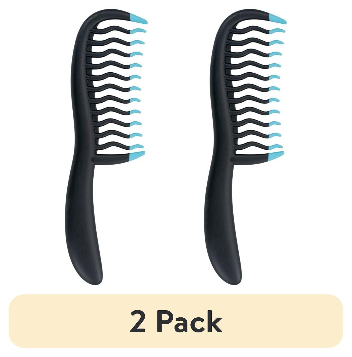 (2 pack) Conair THE CURL COLLECTIVE™ Wavy Hair Comb, Black, 1 Count ...