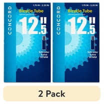 (2 pack) Concord Replacement Bicycle Inner Tube, 12.5", Schrader Valve ...