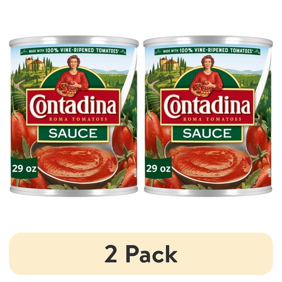 (2 pack) Contadina Tomato Sauce, Canned Tomatoes, 29 oz Can - Walmart.com