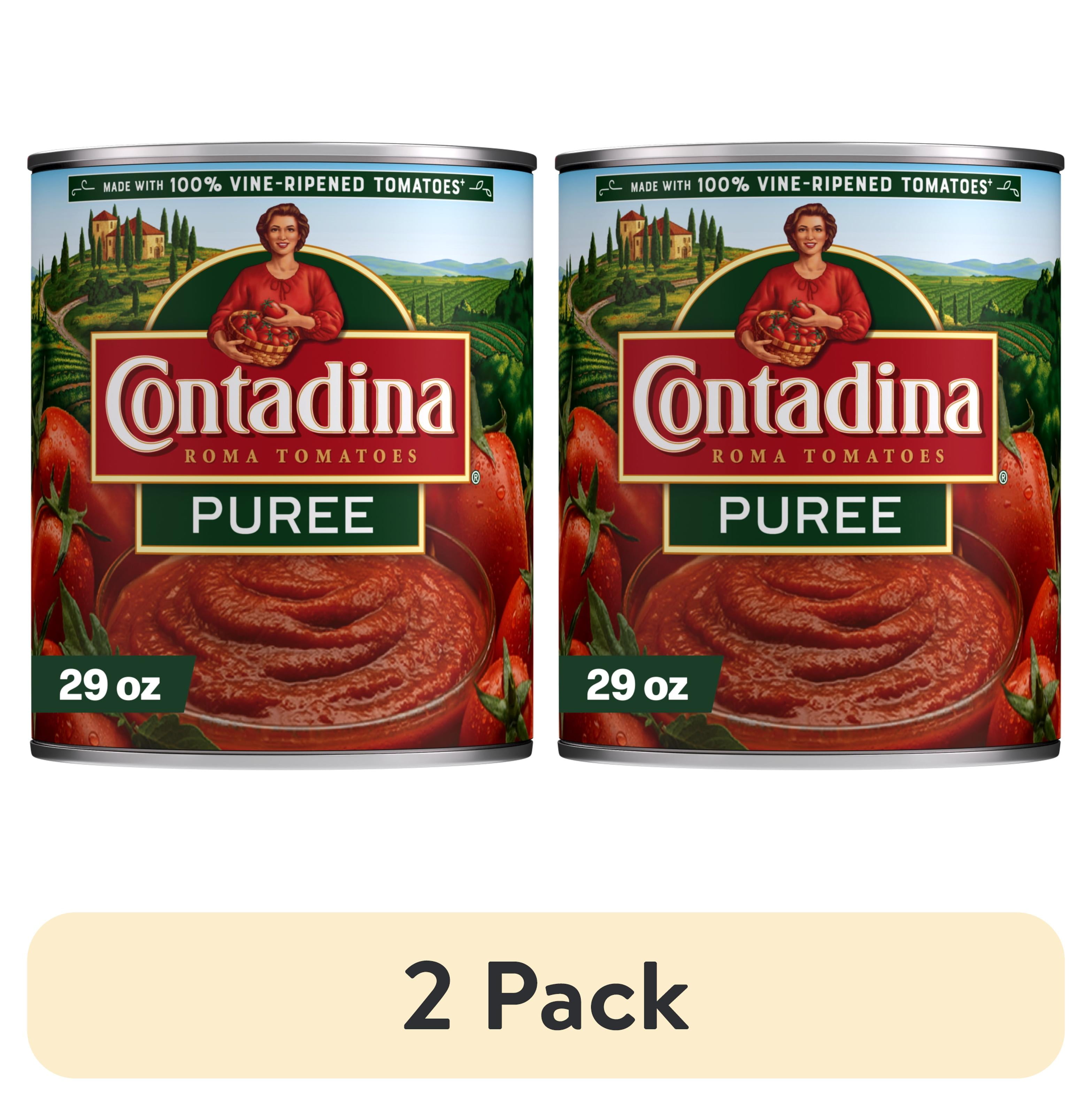 (2 pack) Contadina Tomato Puree, 29 oz Can - Walmart.com