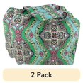 (2 pack) Contents by Allegro Boho Style Travel Magnetic Closure ...