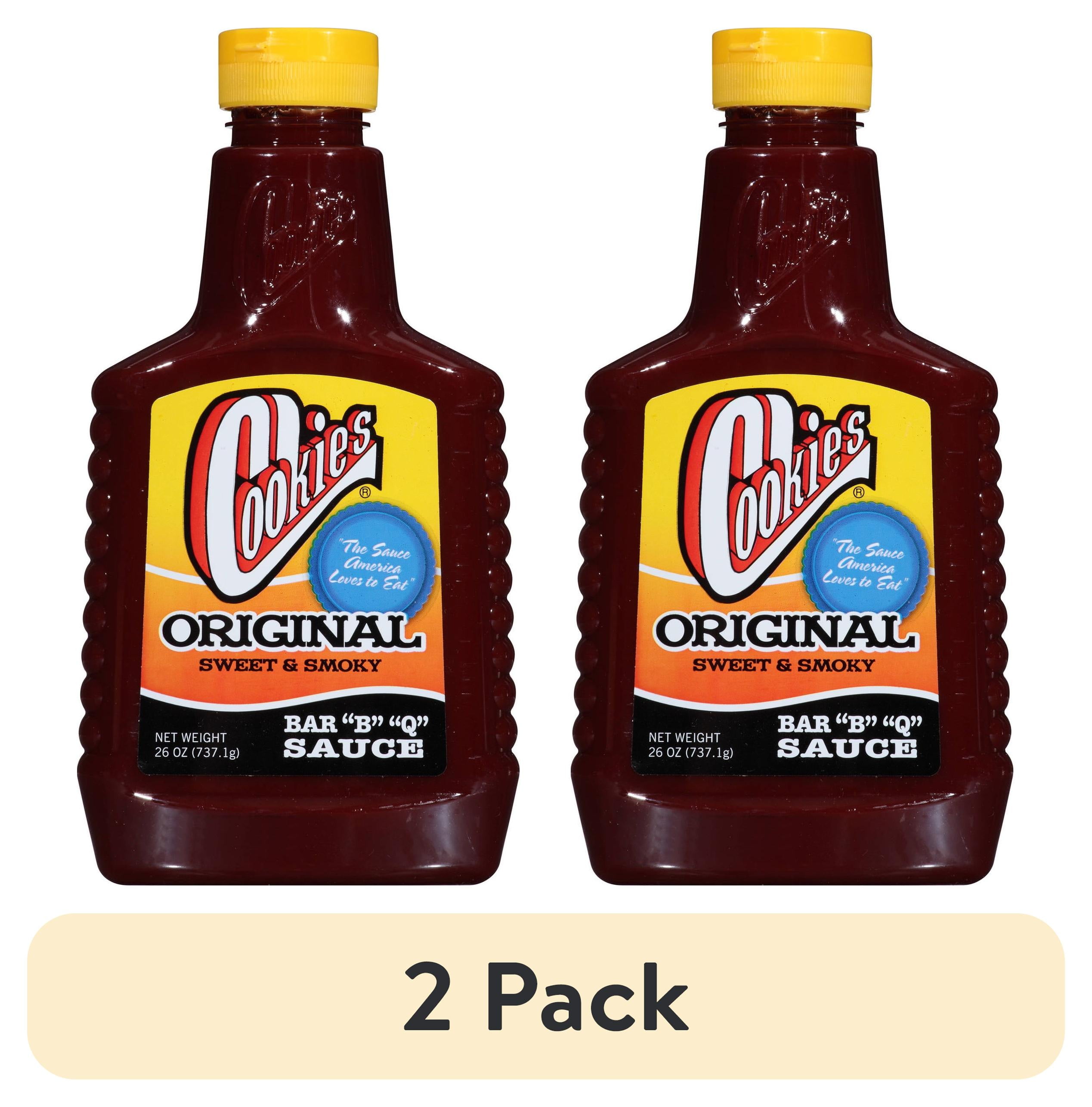 (2 pack) Cookies Original Sweet & Smoky Bar "B" "Q" Sauce, 26 oz ...