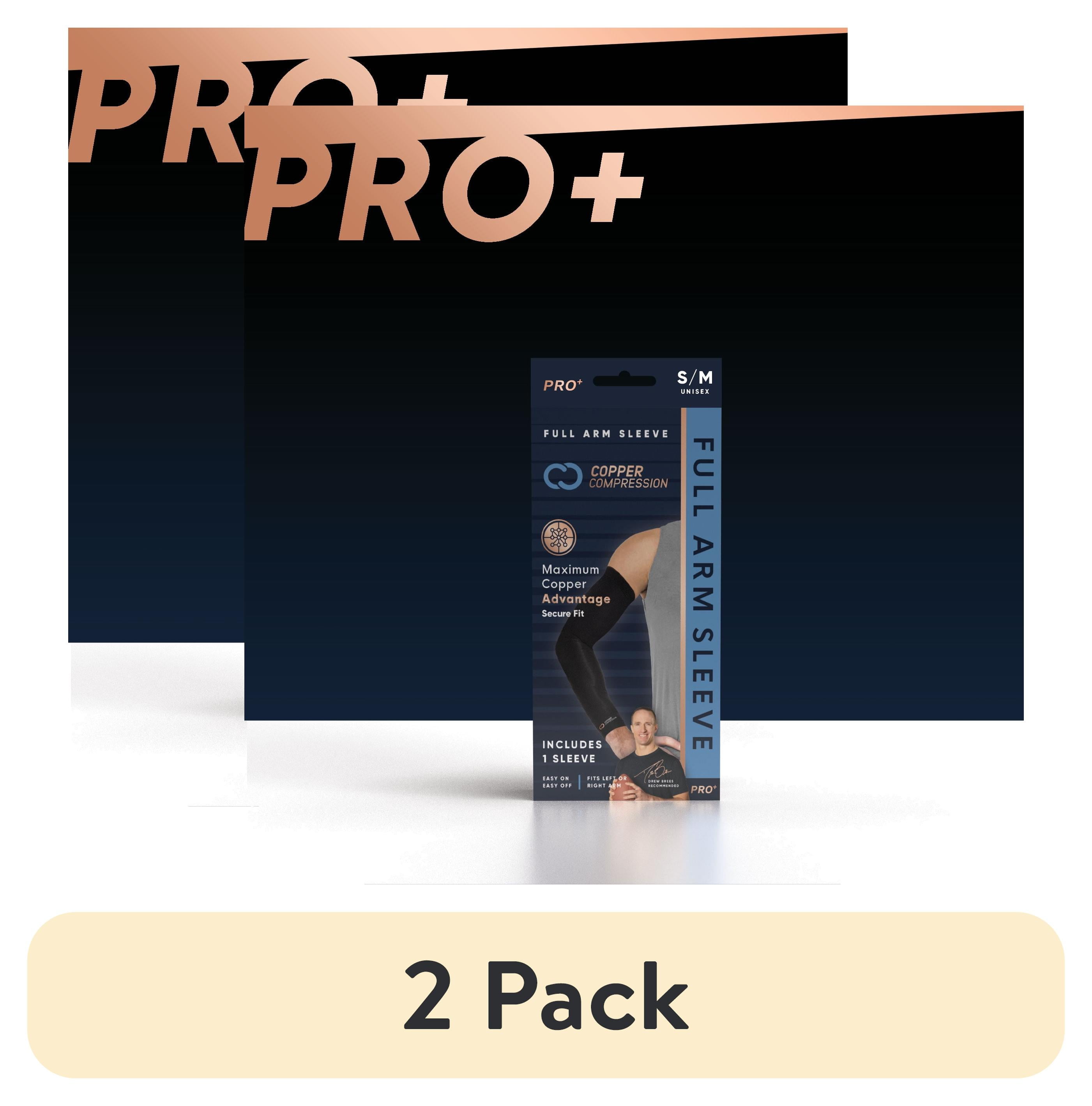 (2 pack) Copper Compression PRO+ Performance Full Arm Sleeve ...