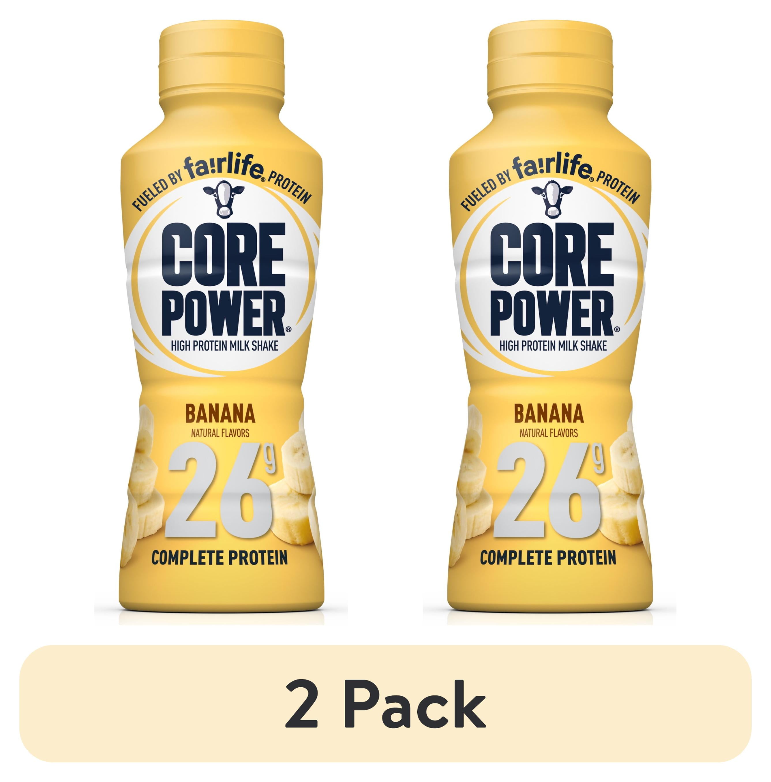 (2 pack) Core Power Complete Protein by Fairlife, 26G Banana Protein ...
