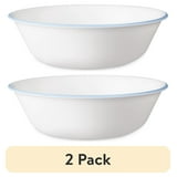Corelle Blue Ribbons 18oz Soup Cereal Bowl 2 Pack Microwave Dishwasher ...