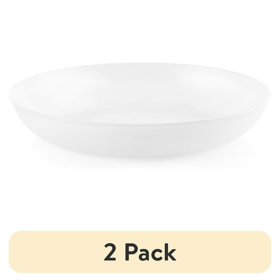 vancasso Pasta Bowls Set of 6, White Porcelain Serving Bowls, Salad ...