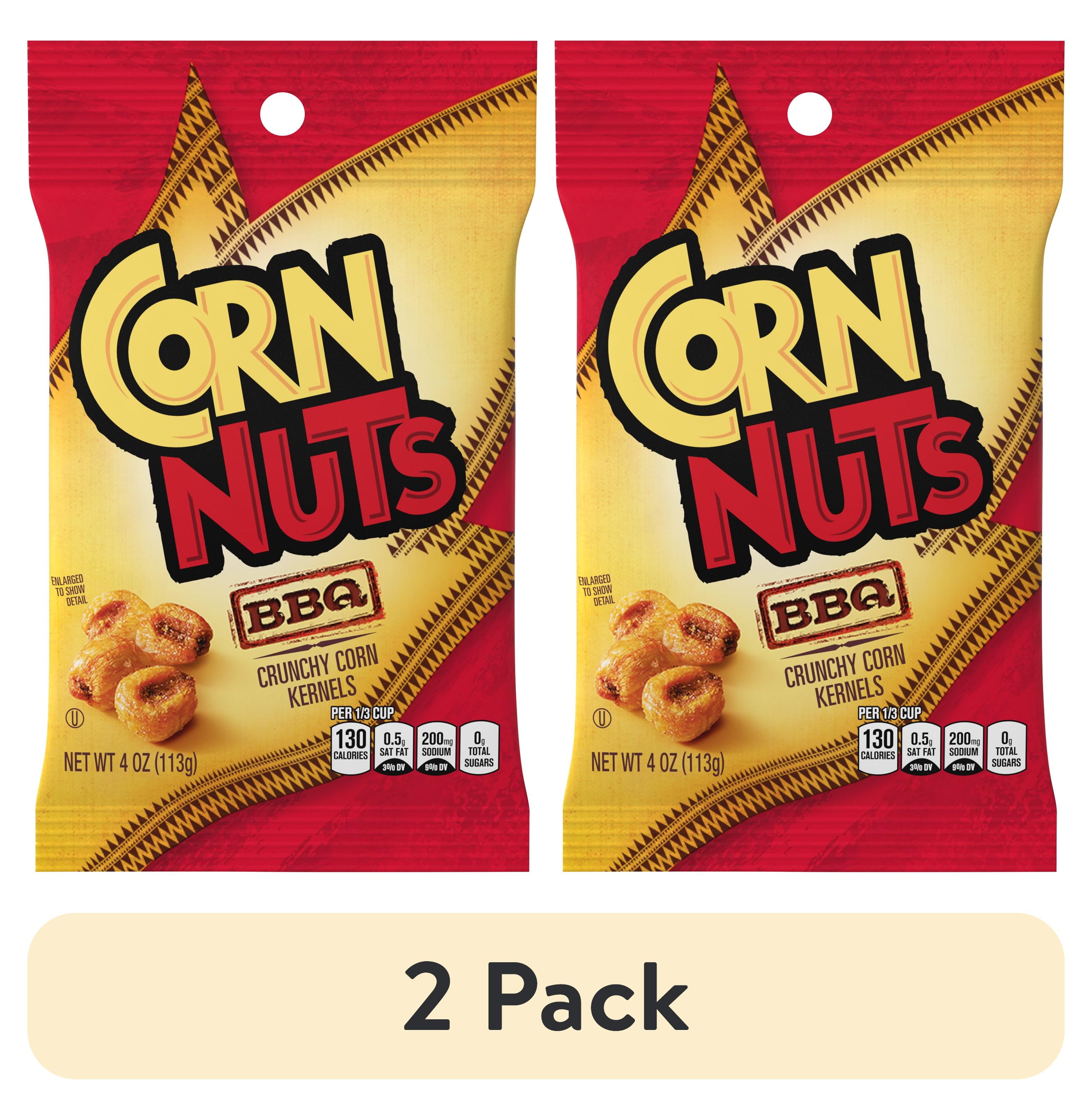 (2 pack) Corn Nuts BBQ Crunchy Corn Kernels, 4 oz Pack - Walmart.com