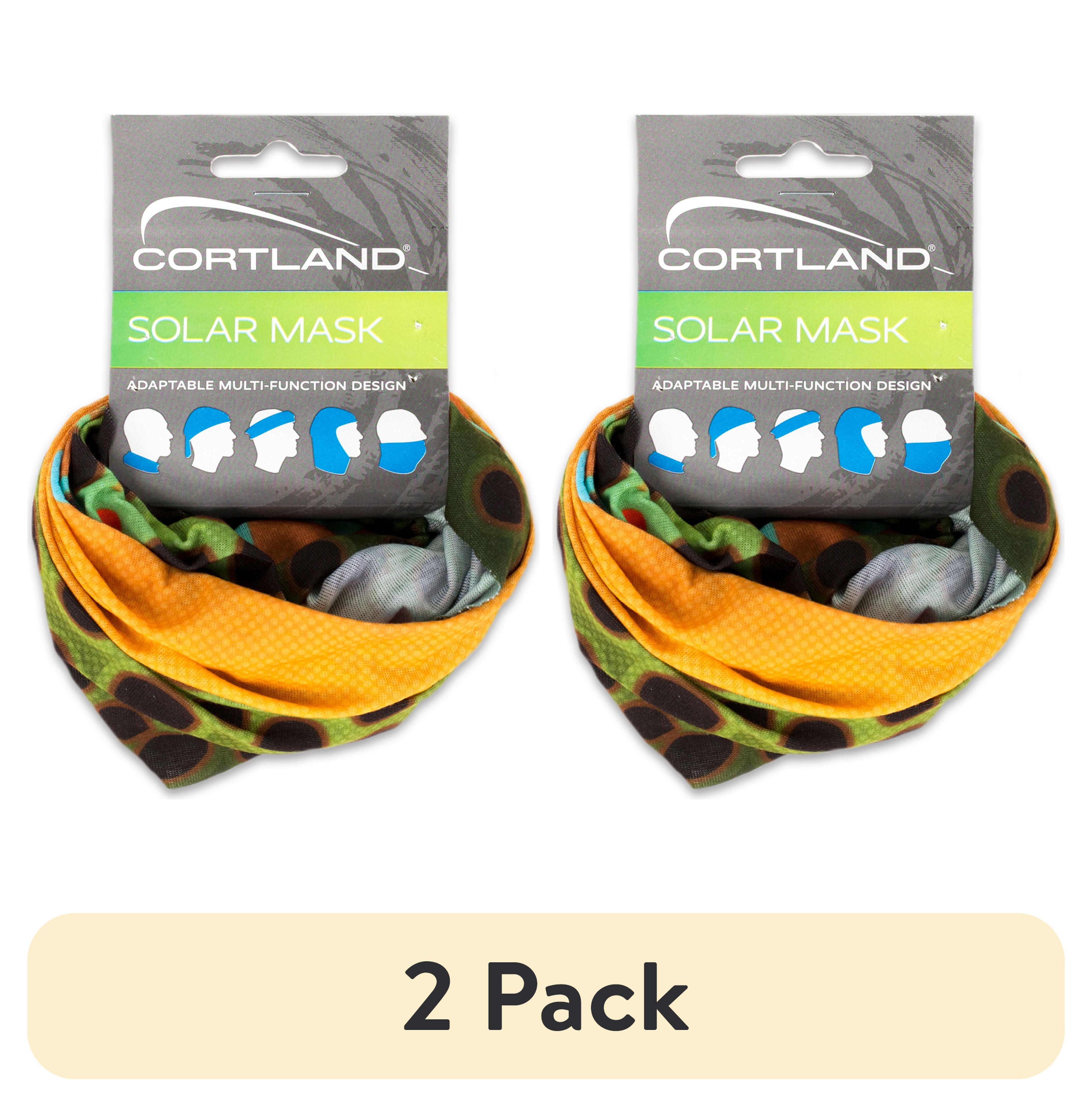 Cortland Fairplay Brown Trout Solar Mask 2 Pack, 100% Polyester for ...