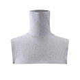 2 pack Cotton Fake Turtleneck Dickey Collar Lightweight Detachable Mock ...