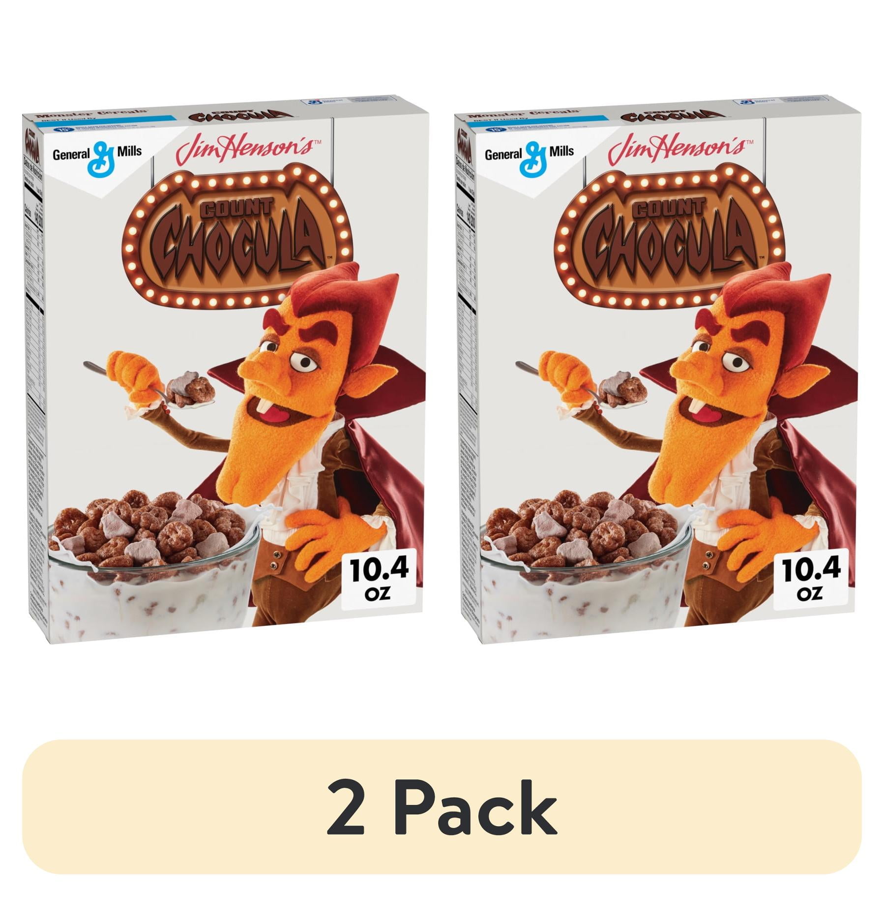 (2 pack) Count Chocula with Monster Marshmallows, Kids Cereal ...