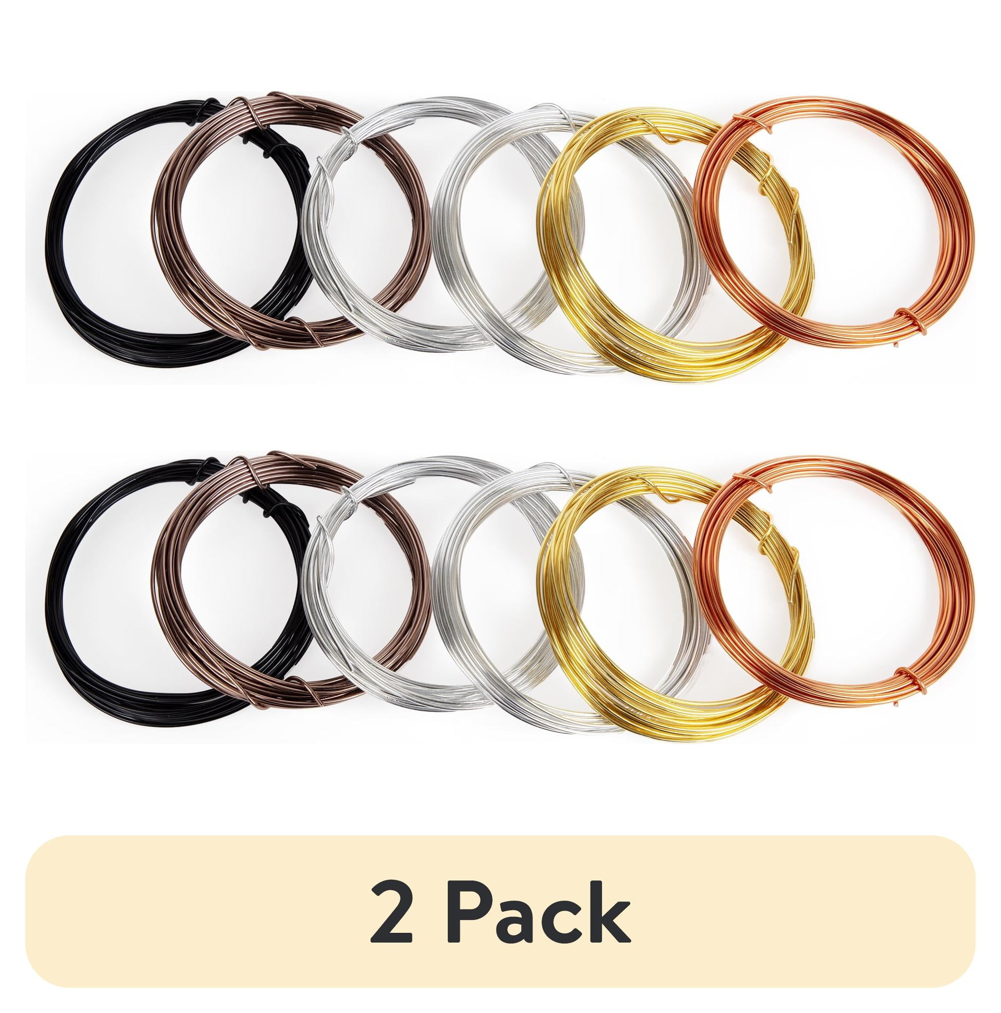 (2 pack) Cousin DIY Metallic Multi-Color Beading Wire Bulk Pack, 18 ...