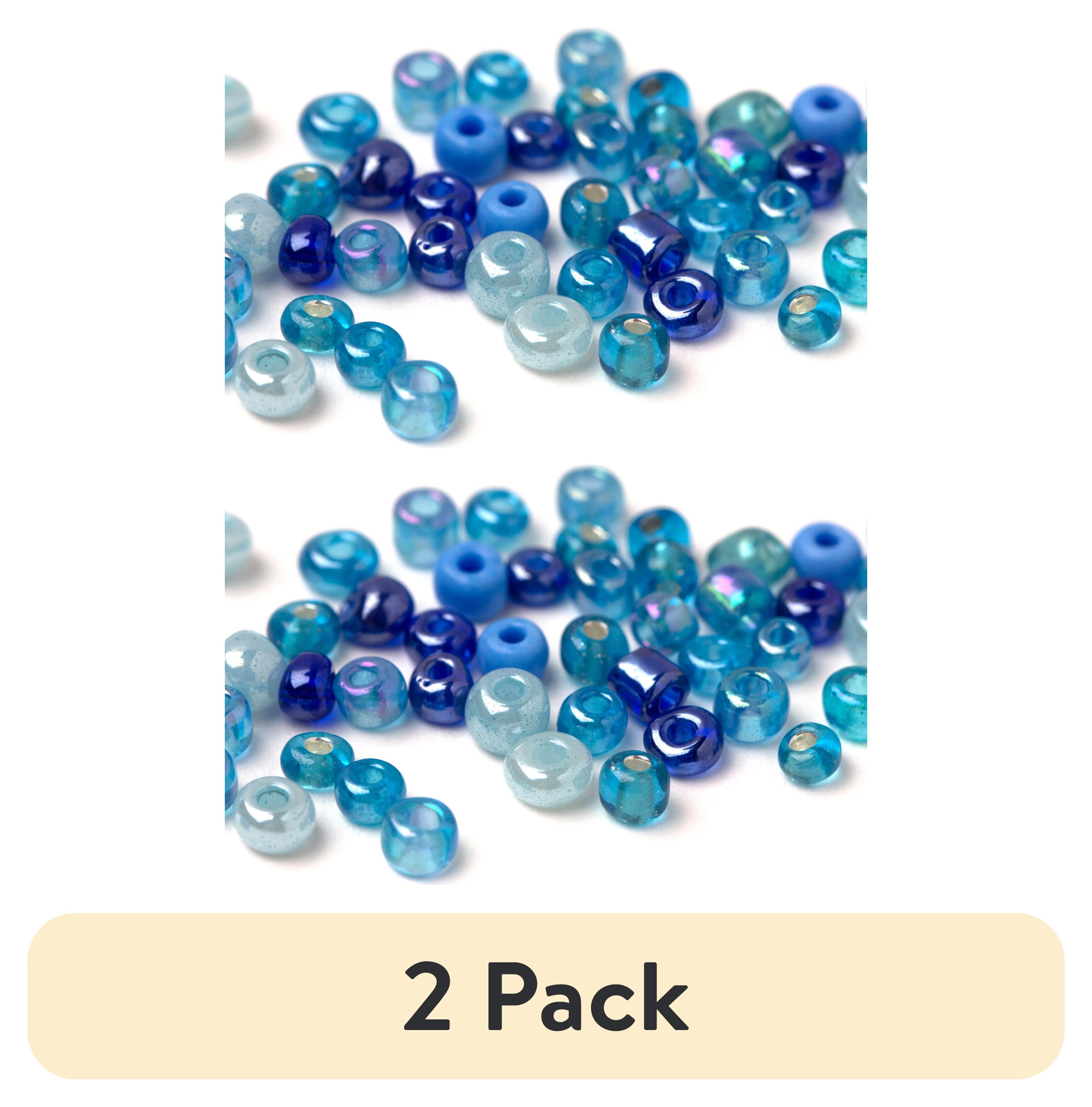 (2 pack) Cousin DIY Blue E-Bead Mix Bulk Pack, Unisex 1000+ Pieces for ...