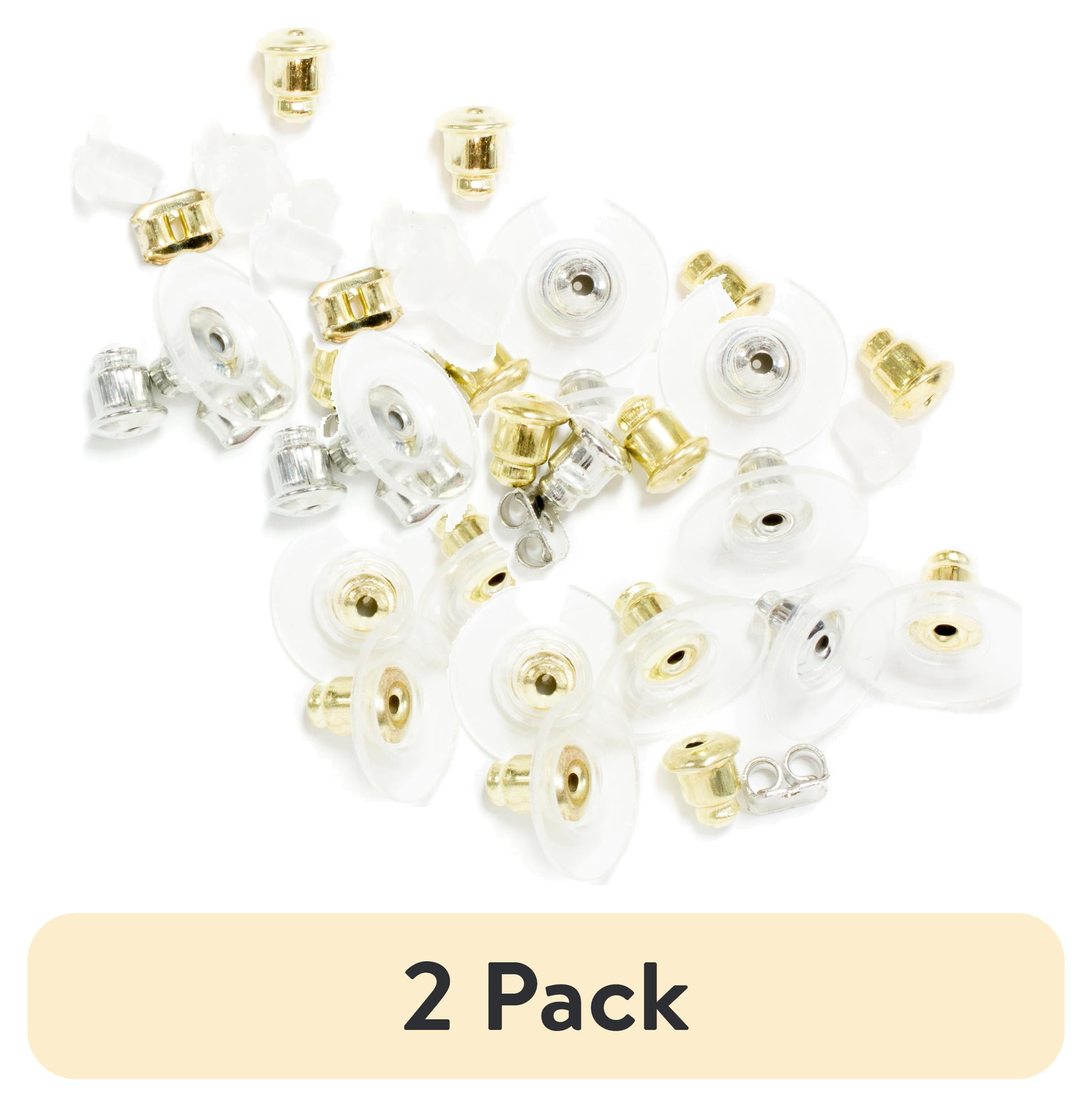 (2 pack) Cousin DIY Earring Back Assortment Pack, 70 Piece, Gold ...