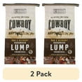 (2 pack) Cowboy 15 Pound Oak & Hickory Lump Charcoal - Walmart.com