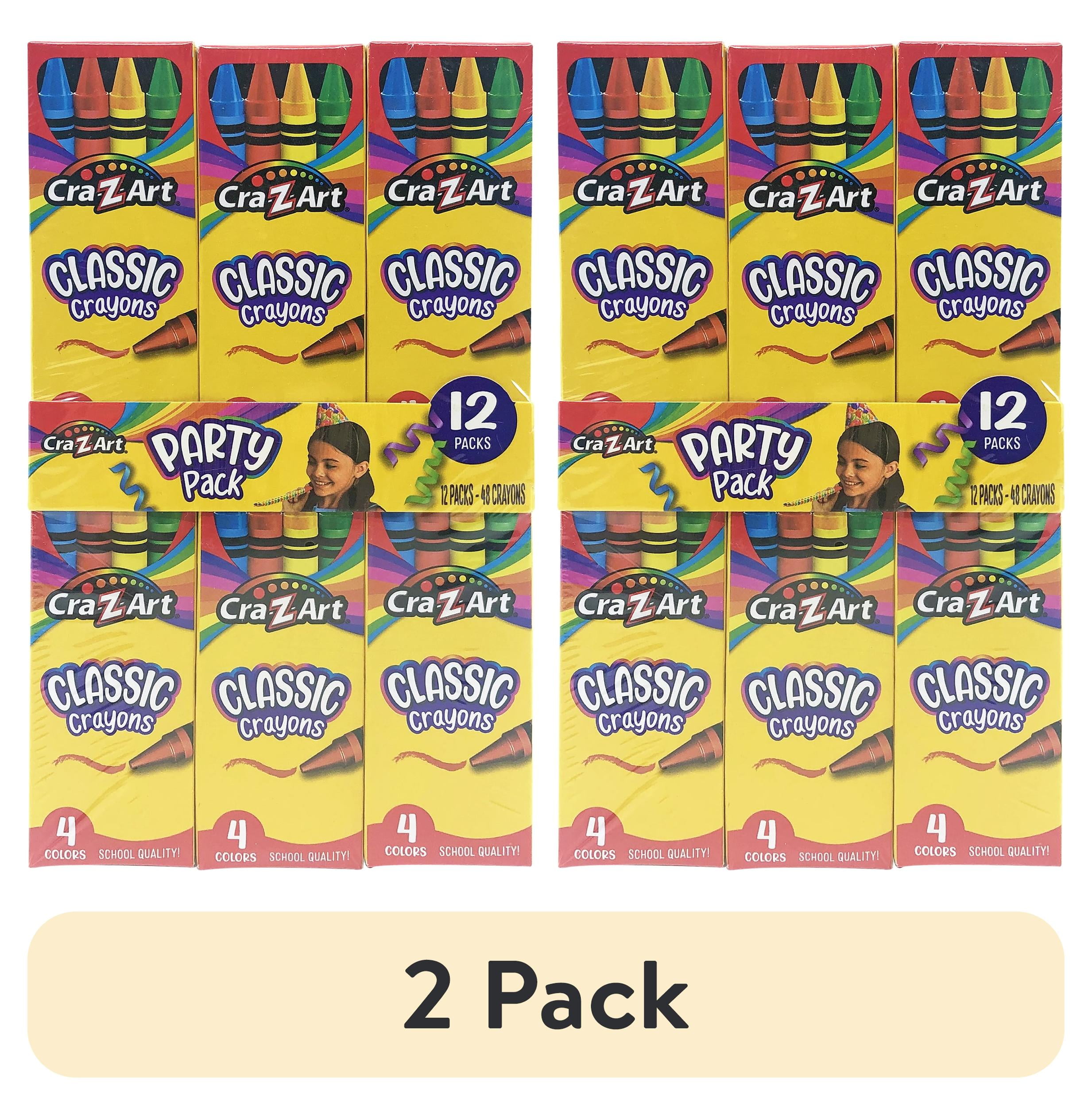 (2 pack) Cra-Z-Art Crayon Party Packs - 12 Packs of 4 Count Crayon ...
