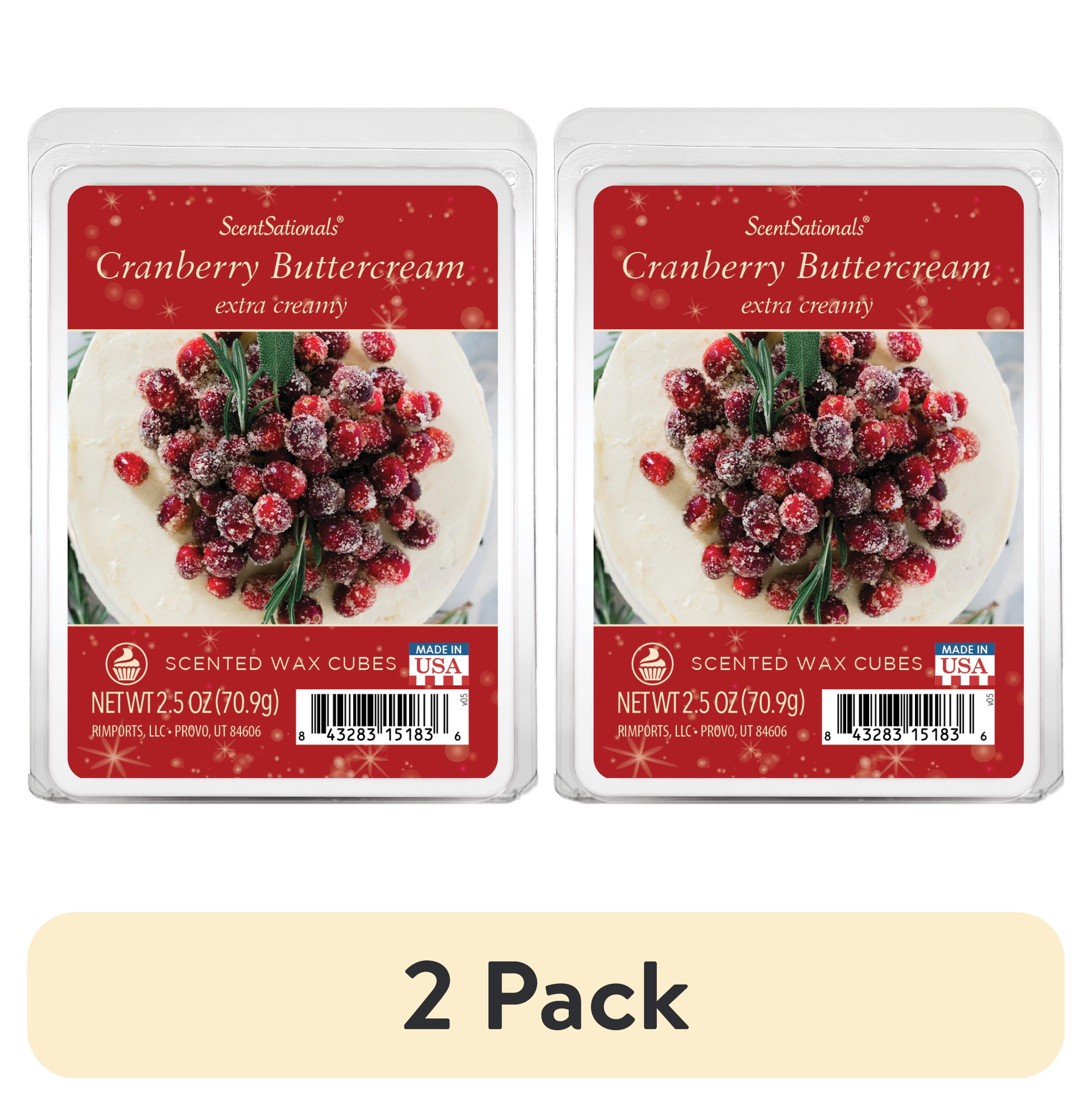 ScentSationals Cranberry Buttercream Scented Wax Melts - Walmart.com