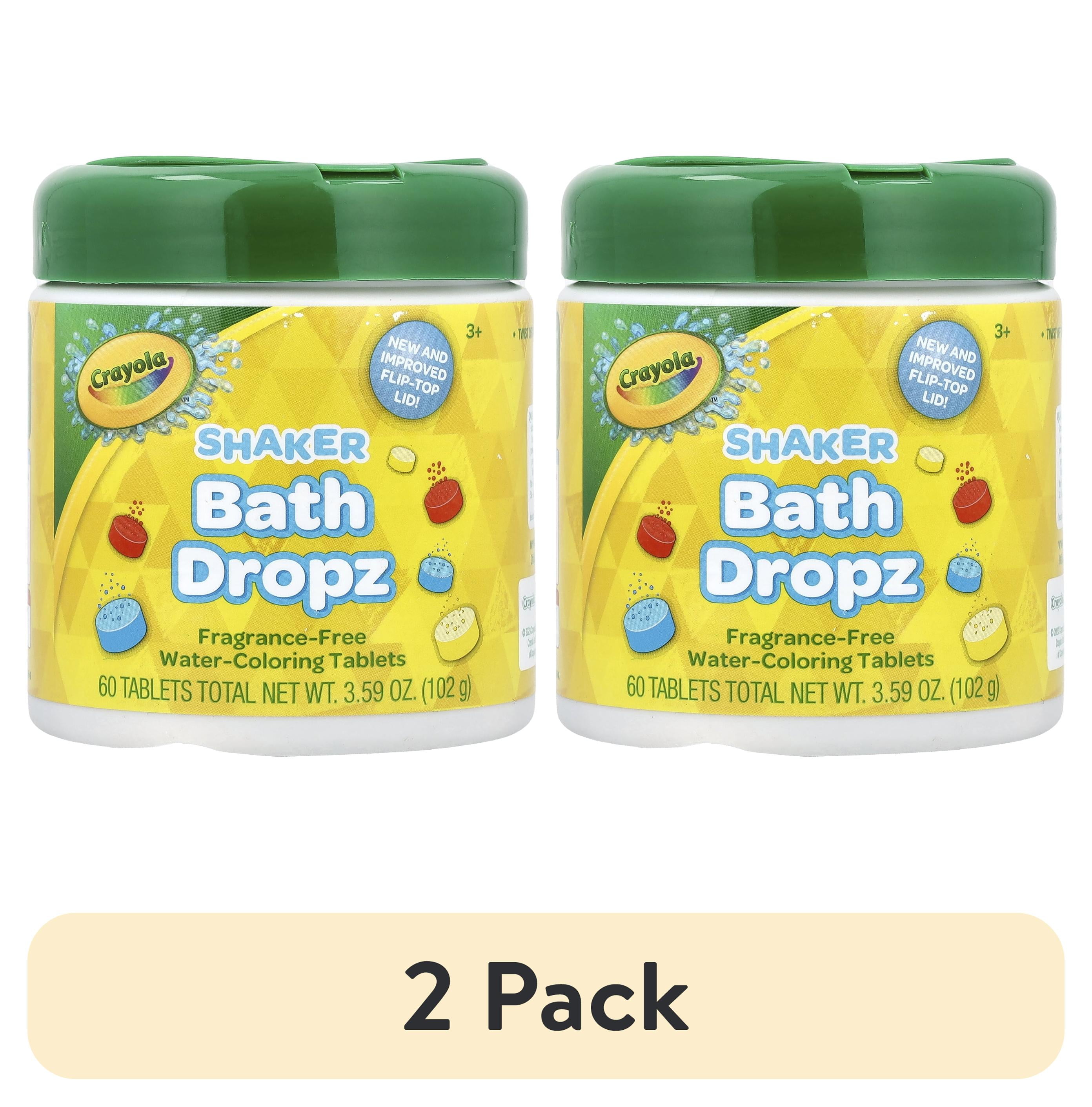 (2 pack) Crayola Bath Dropz Color, 60 Tablets, 3.59 OZ - Walmart.com