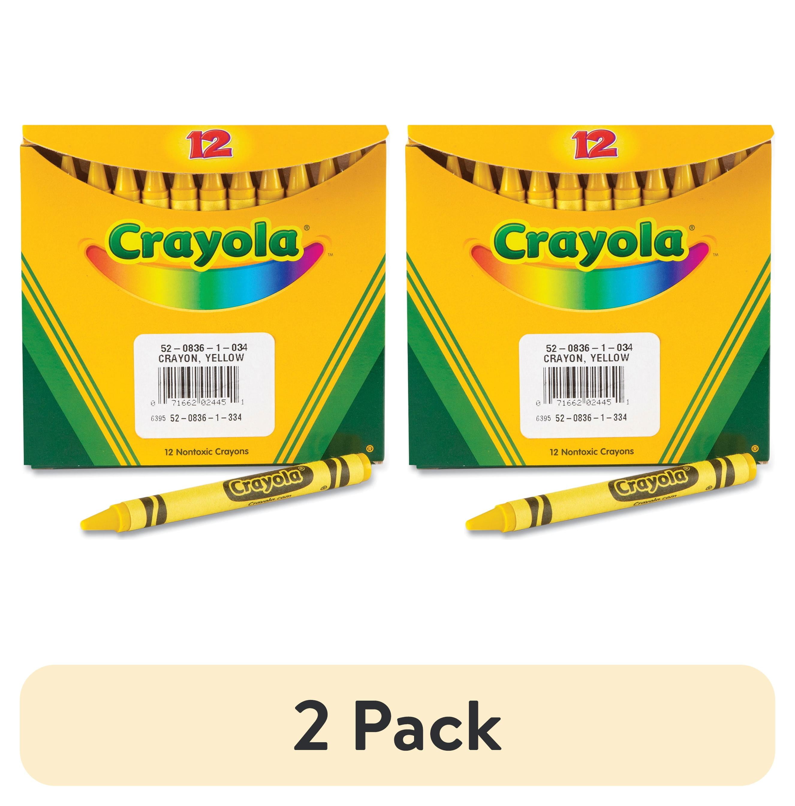 (2 pack) Crayola Bulk Crayons, 12 Count, Yellow - Walmart.com