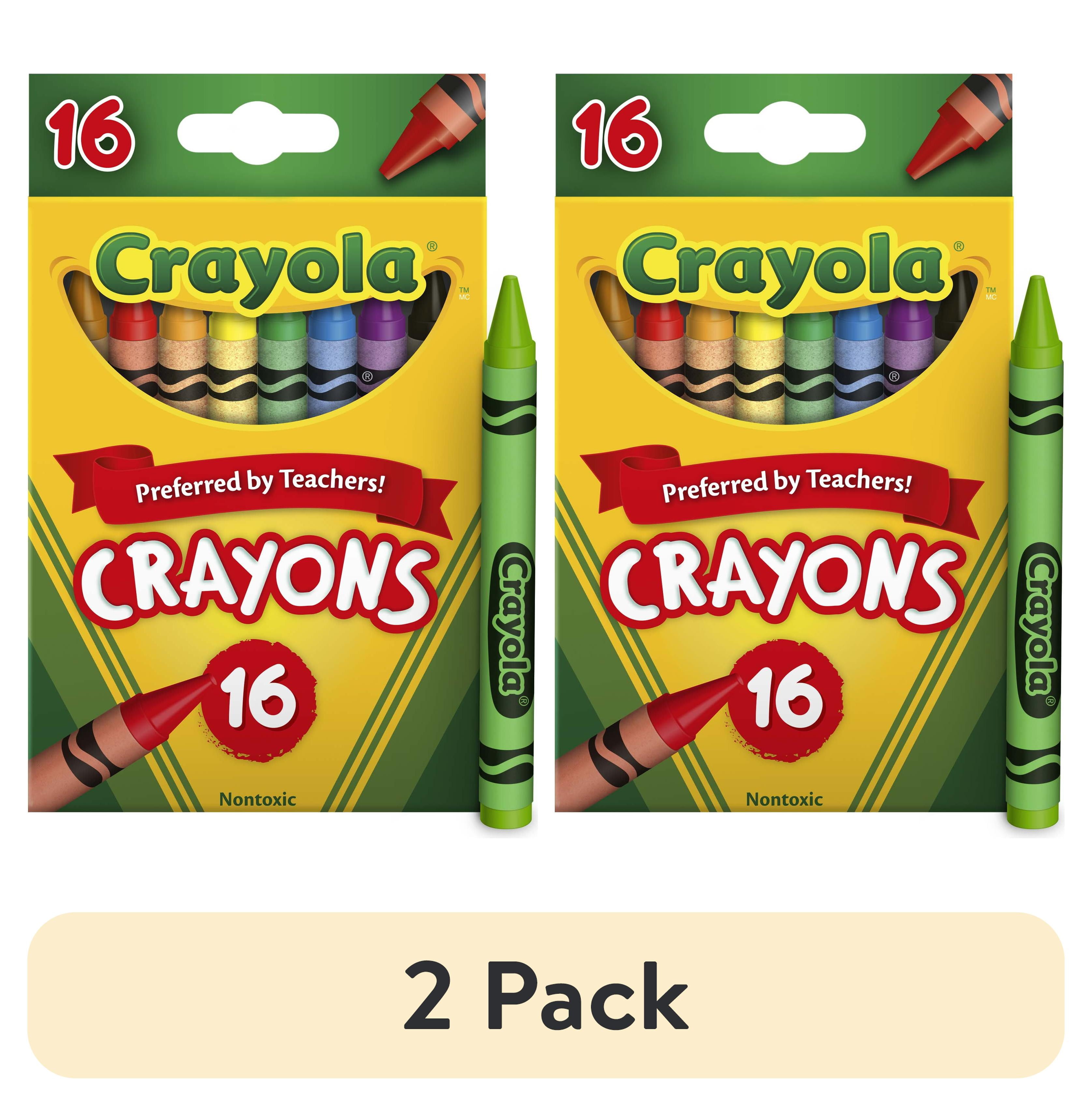 (2 pack) Crayola Classic Crayons, 16 Ct, Back to School Supplies for ...