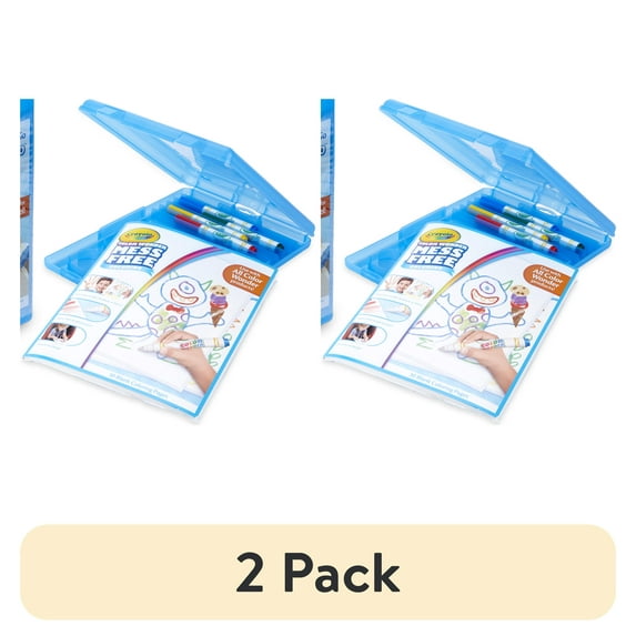 (2 pack) Crayola Mess Free Color Wonder, Stow & Go Coloring Studio ...