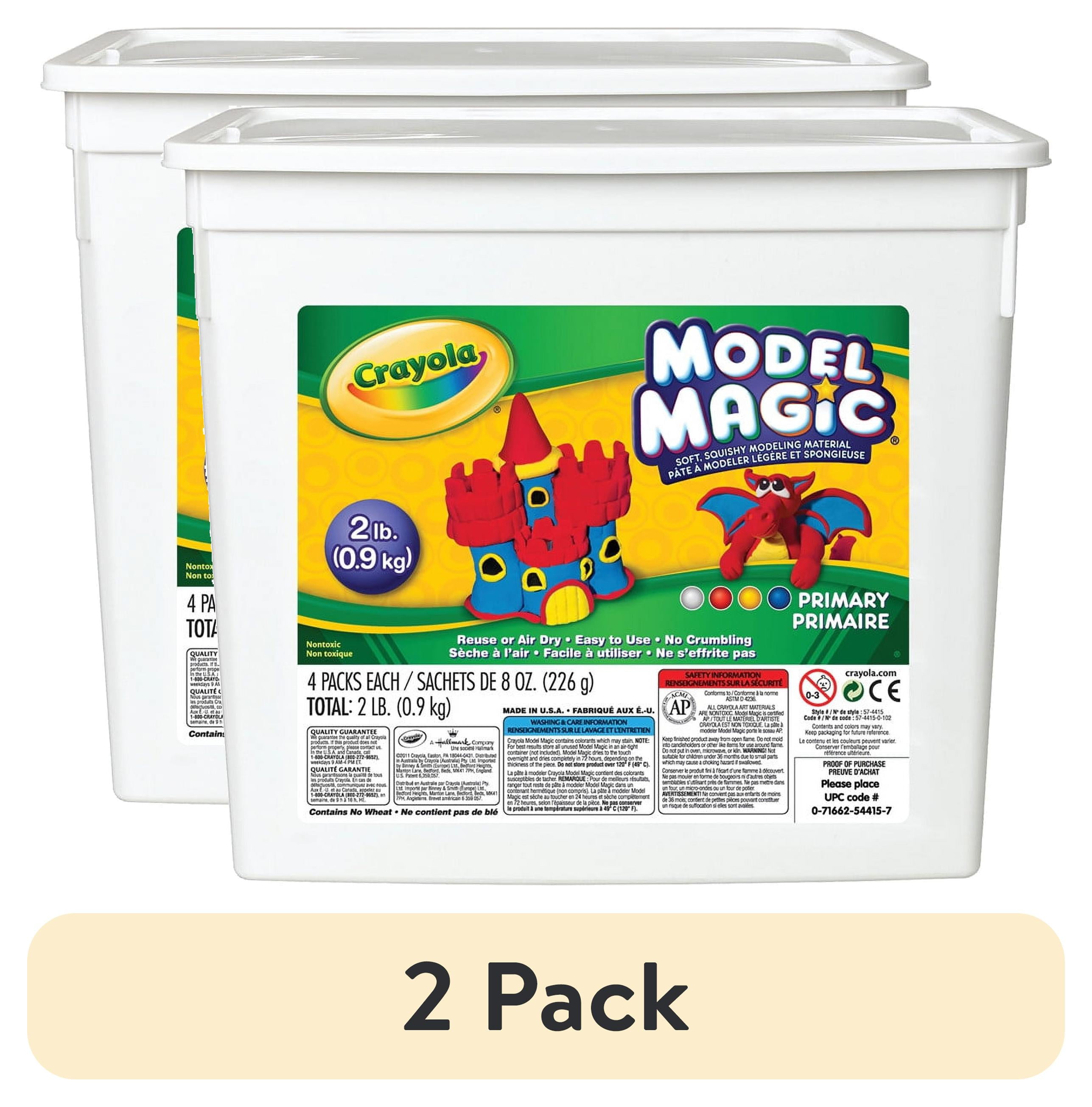 (2 pack) Crayola® Model Magic® Modeling Compound, Asstd Colors, 2 lb ...