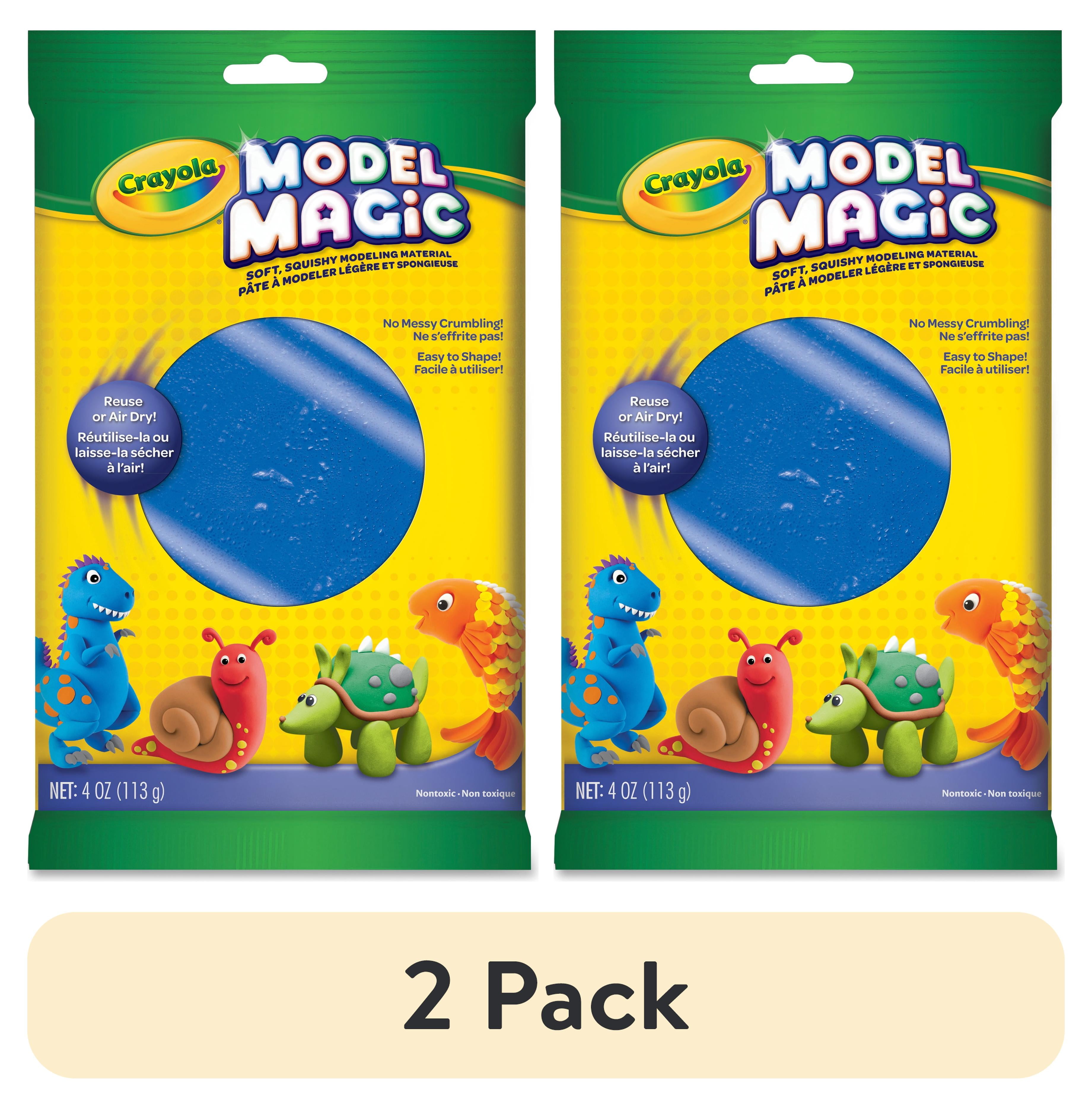 (2 pack) Crayola Model Magic Modeling Dough, Blue, Craft Supplies, Art ...