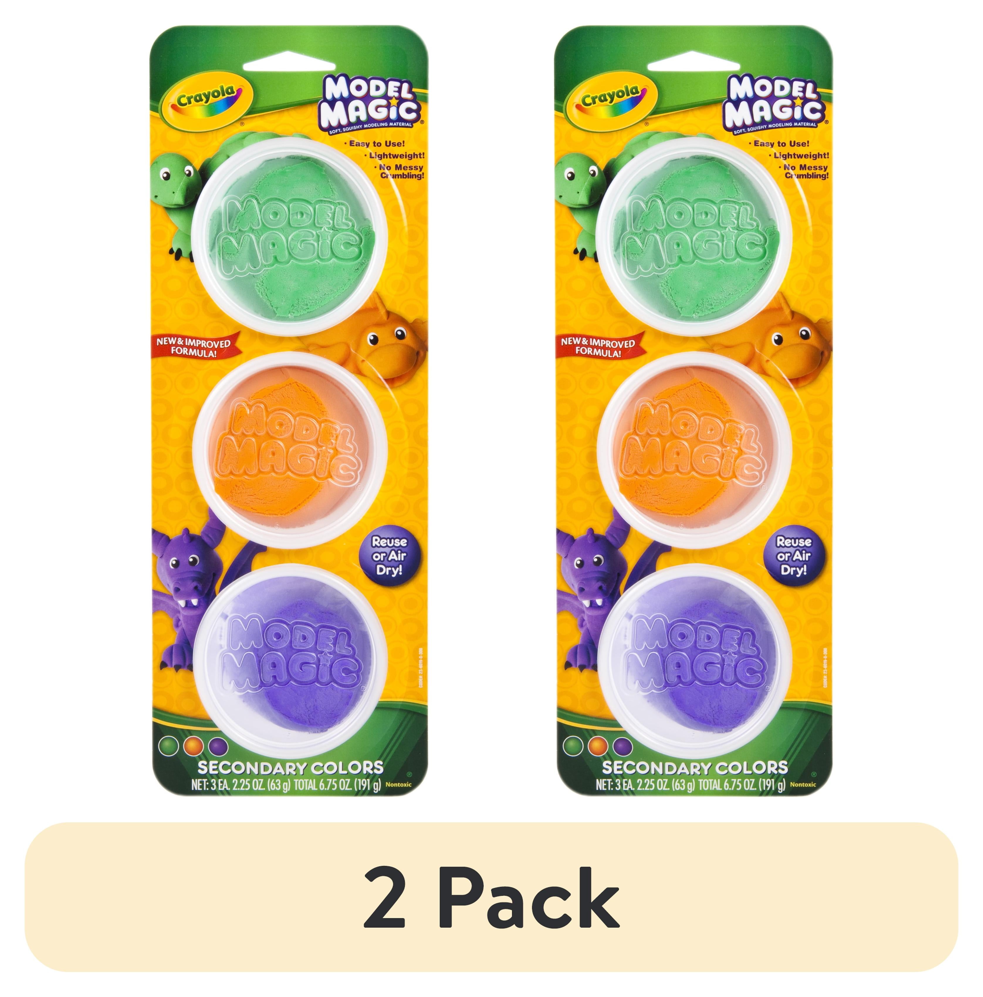 (2 pack) Crayola Model Magic Tub, 3-Colors, Secondary Colors - Walmart.com