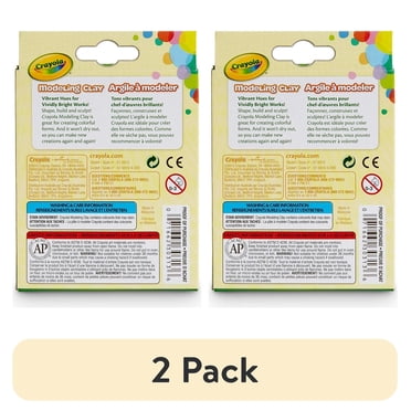 Crayola Modeling Clay Deluxe Kit, No Baking Required, 50 Pieces ...