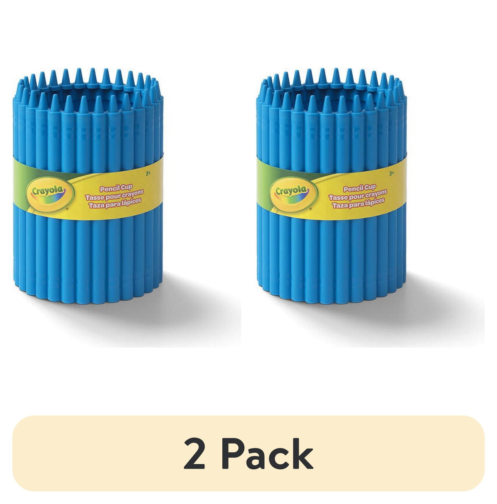 (2 pack) Crayola Pencil Cup, Cerulean - Walmart.com