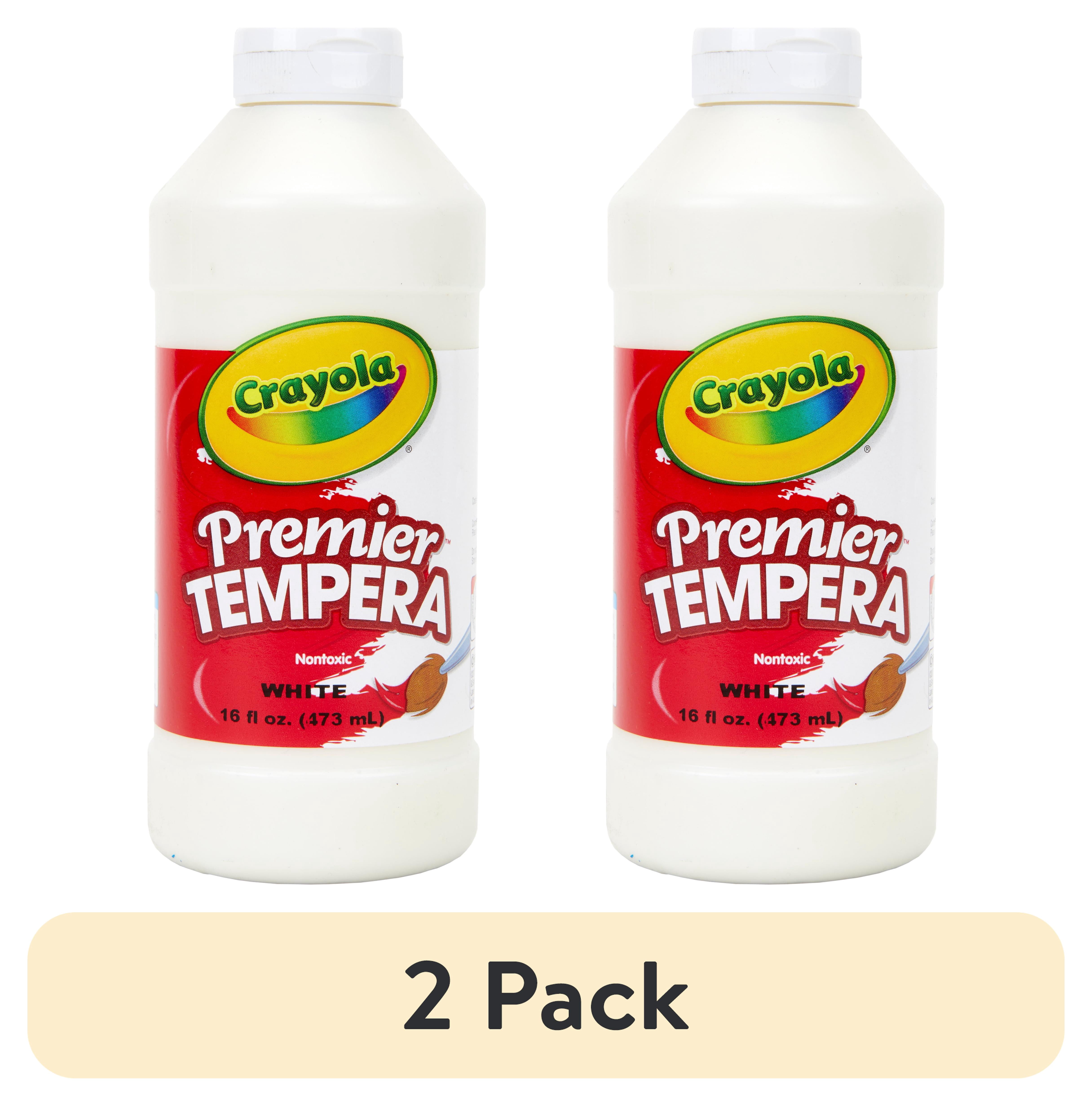 (2 pack) Crayola Premier Tempera Paint, 16 Oz Bottle, White - Walmart.com