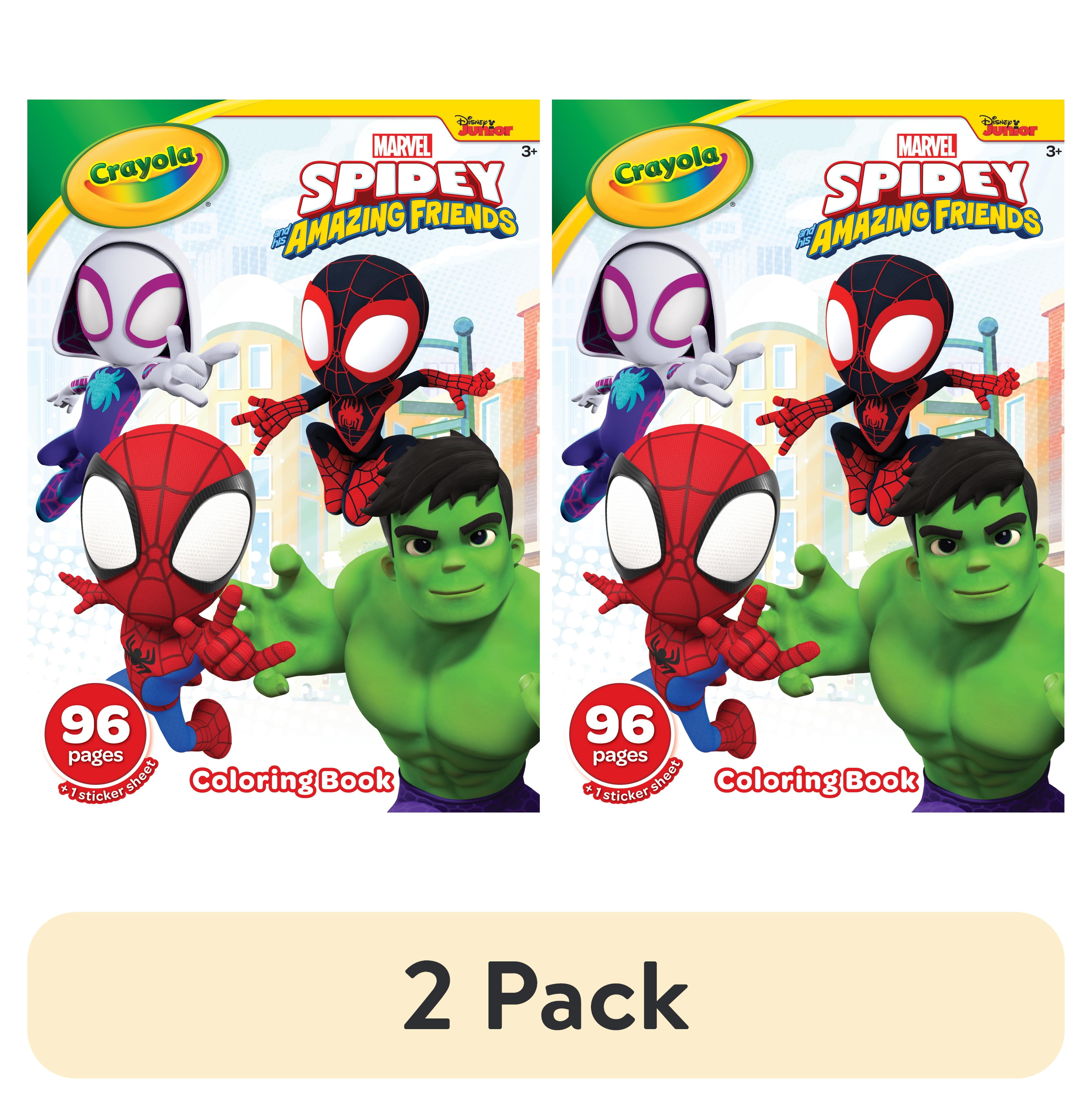 (2 pack) Crayola Spidey and His Amazing Friends Coloring Book with ...