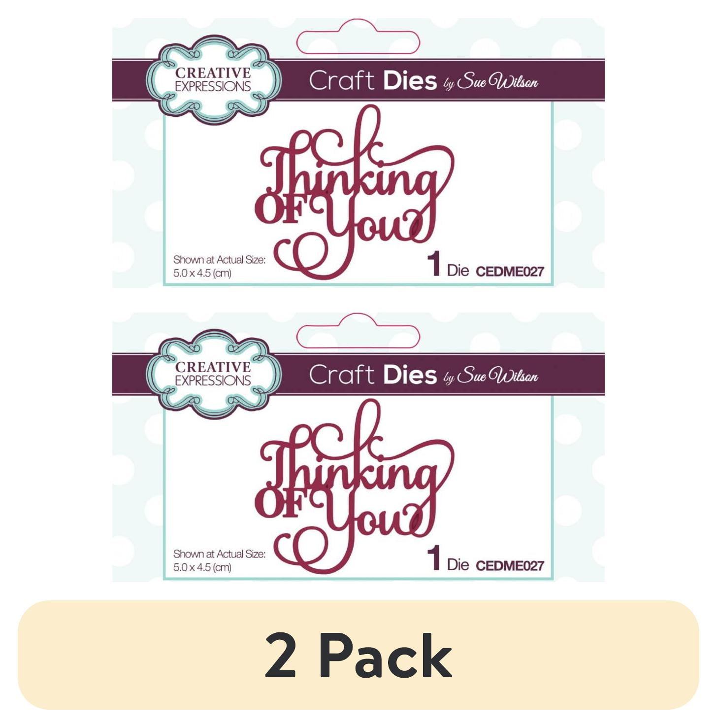 (2 pack) Creative Expressions Craft Dies By Sue Wilson-Mini Expressions ...