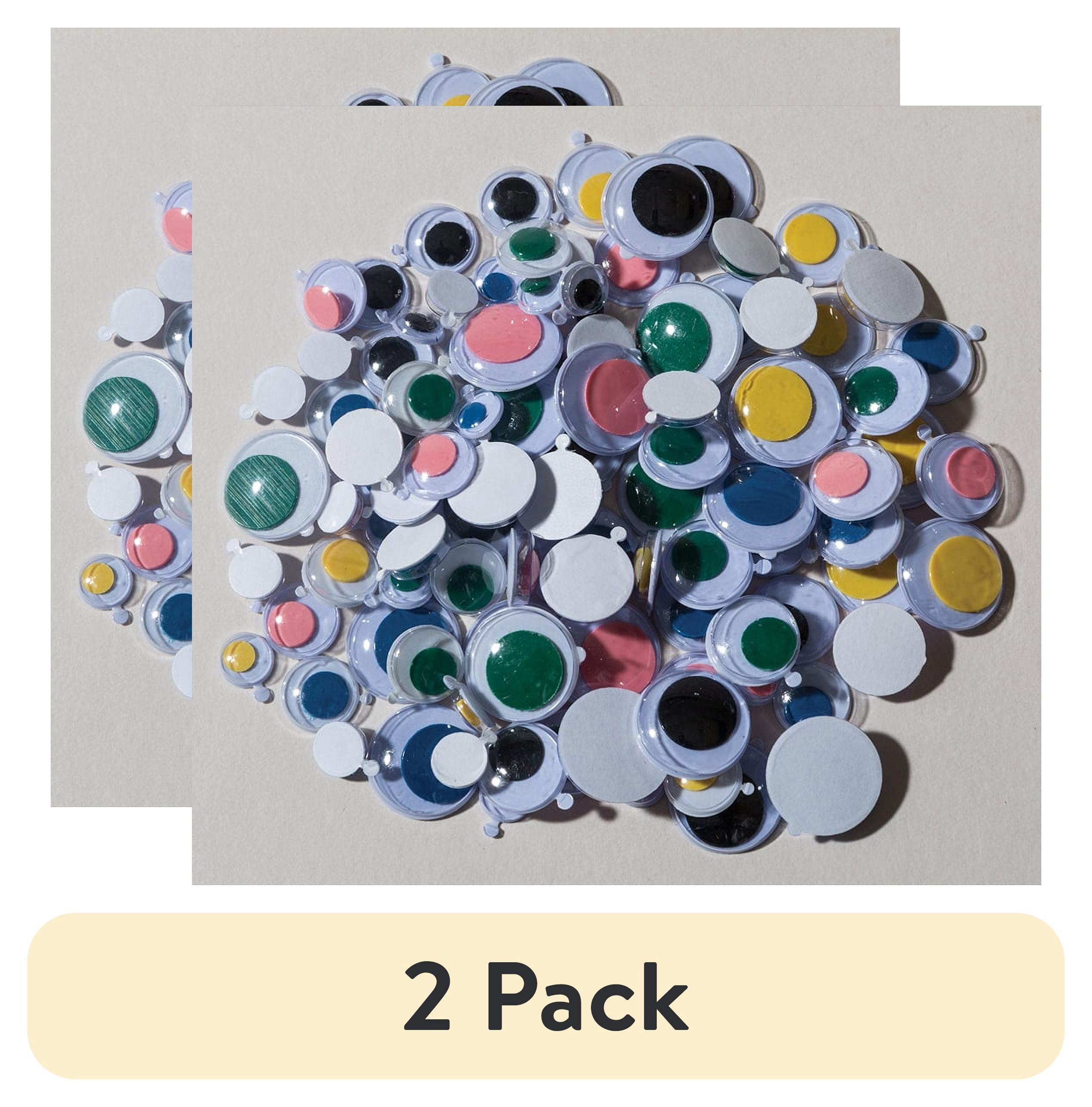 (2 pack) Creativity Street Wiggle Eyes Peel & Stick, Multi-Color, 100 ...