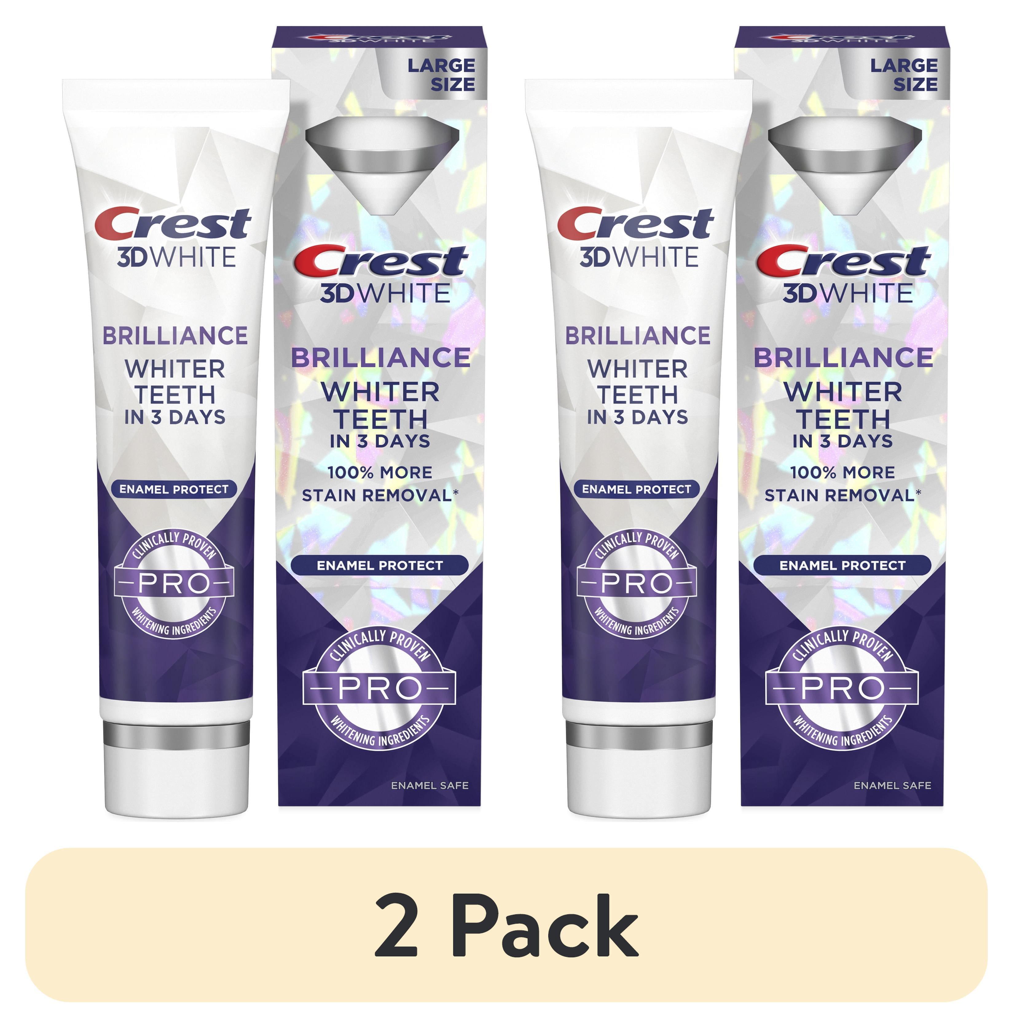 (2 pack) Crest 3D White Brilliance Pro Enamel Protect Teeth Whitening ...