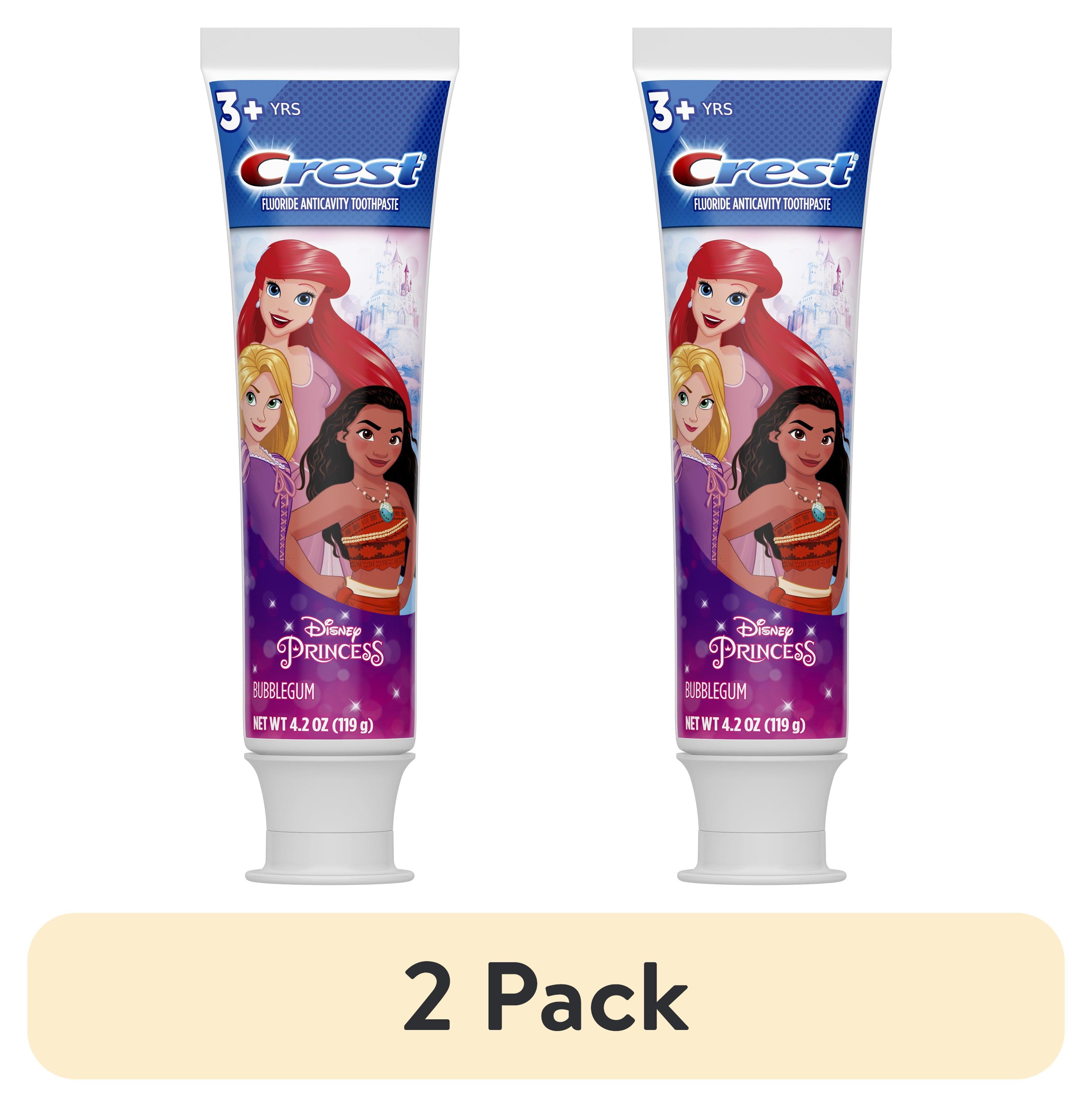 (2 pack) Crest Kids Toothpaste with Fluoride, Disney Princesses ...