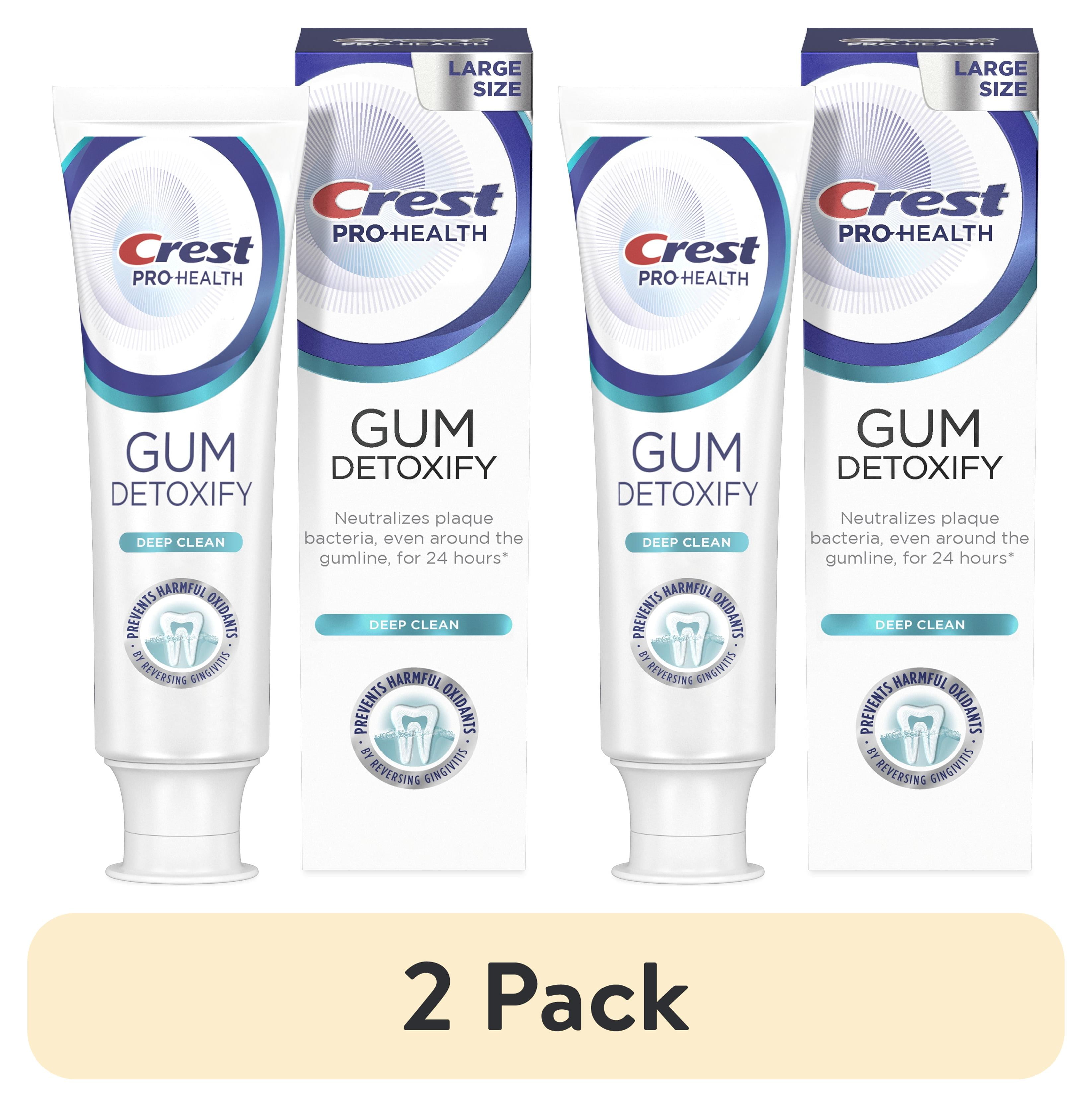 (2 pack) Crest Pro-Health Gum Detoxify Deep Clean Toothpaste, 4.8 oz ...