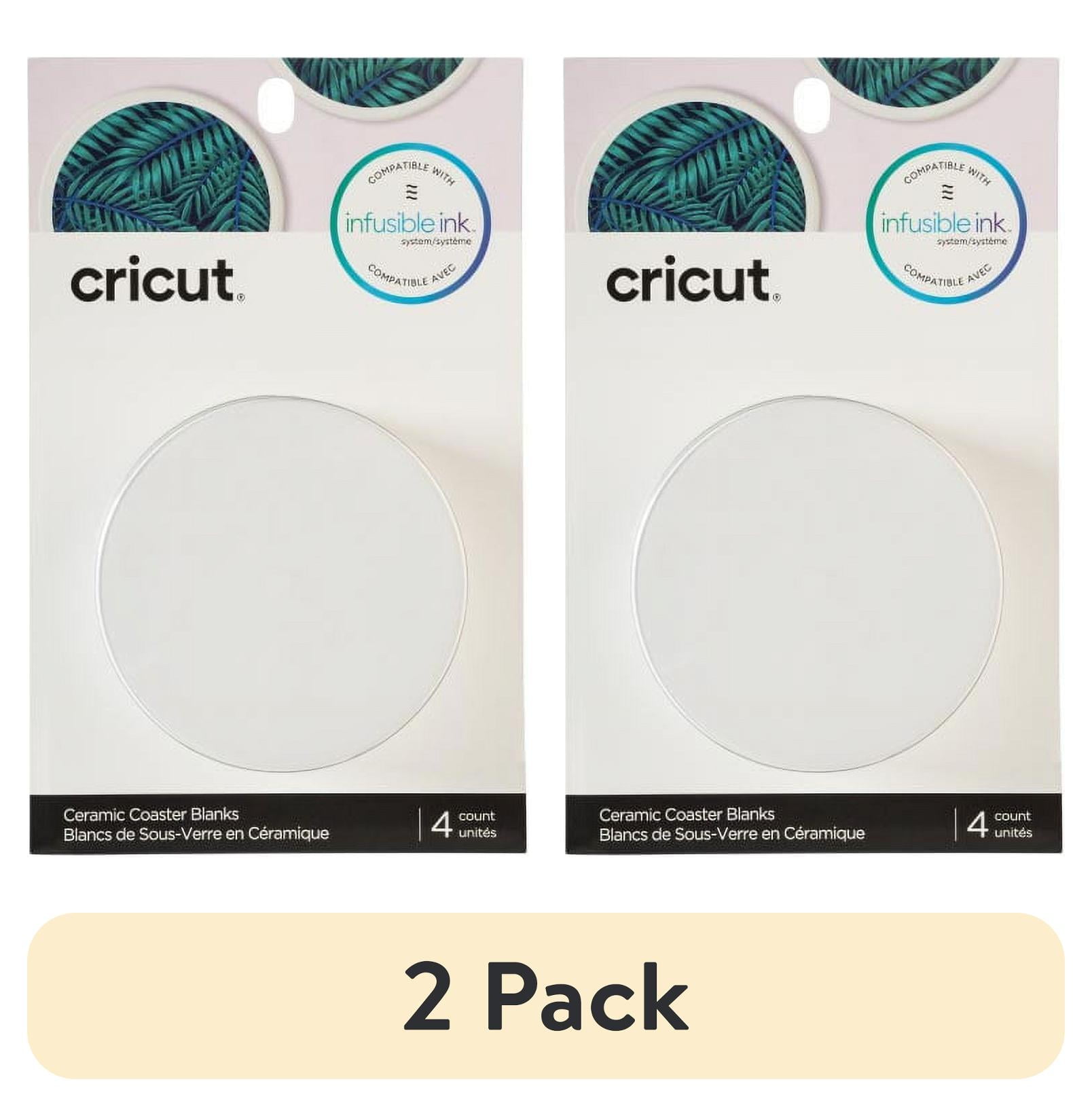 (2 pack) Cricut Coaster Blanks, Ceramic - Walmart.com