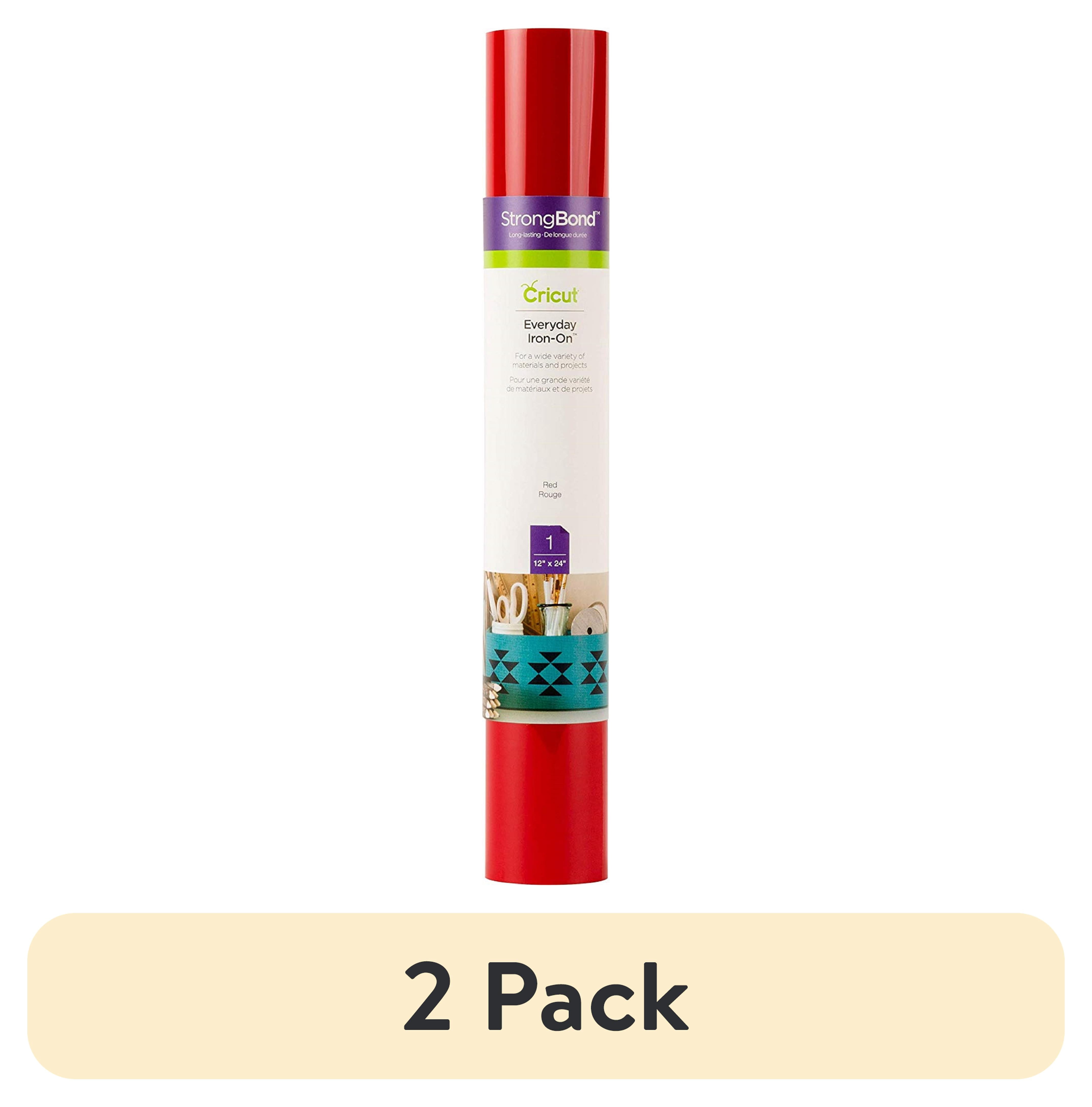 (2 pack) Cricut® Everyday Iron-On™, Red - Walmart.com