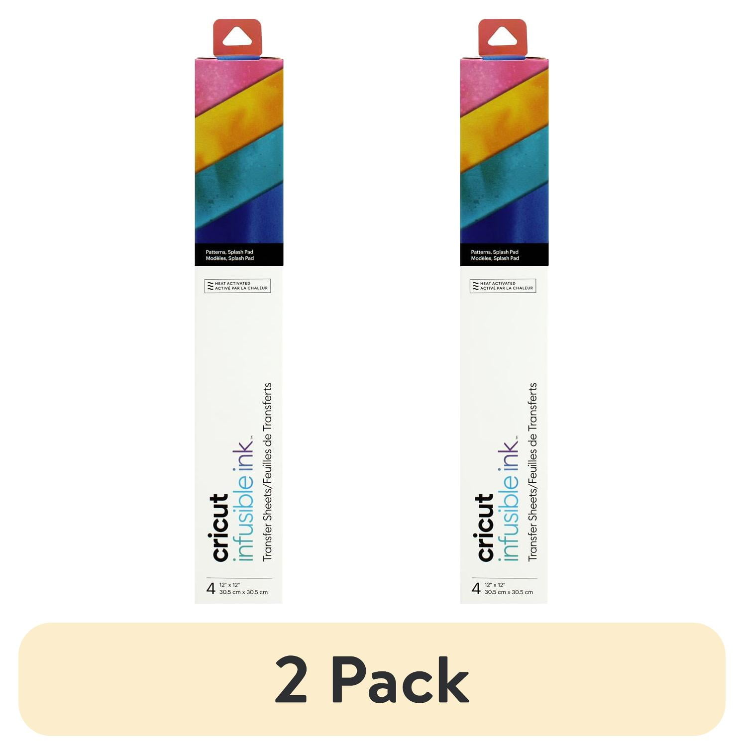 (2 pack) Cricut® Infusible Ink™ Sheets Pattern 12x12(4), Splash Pad ...