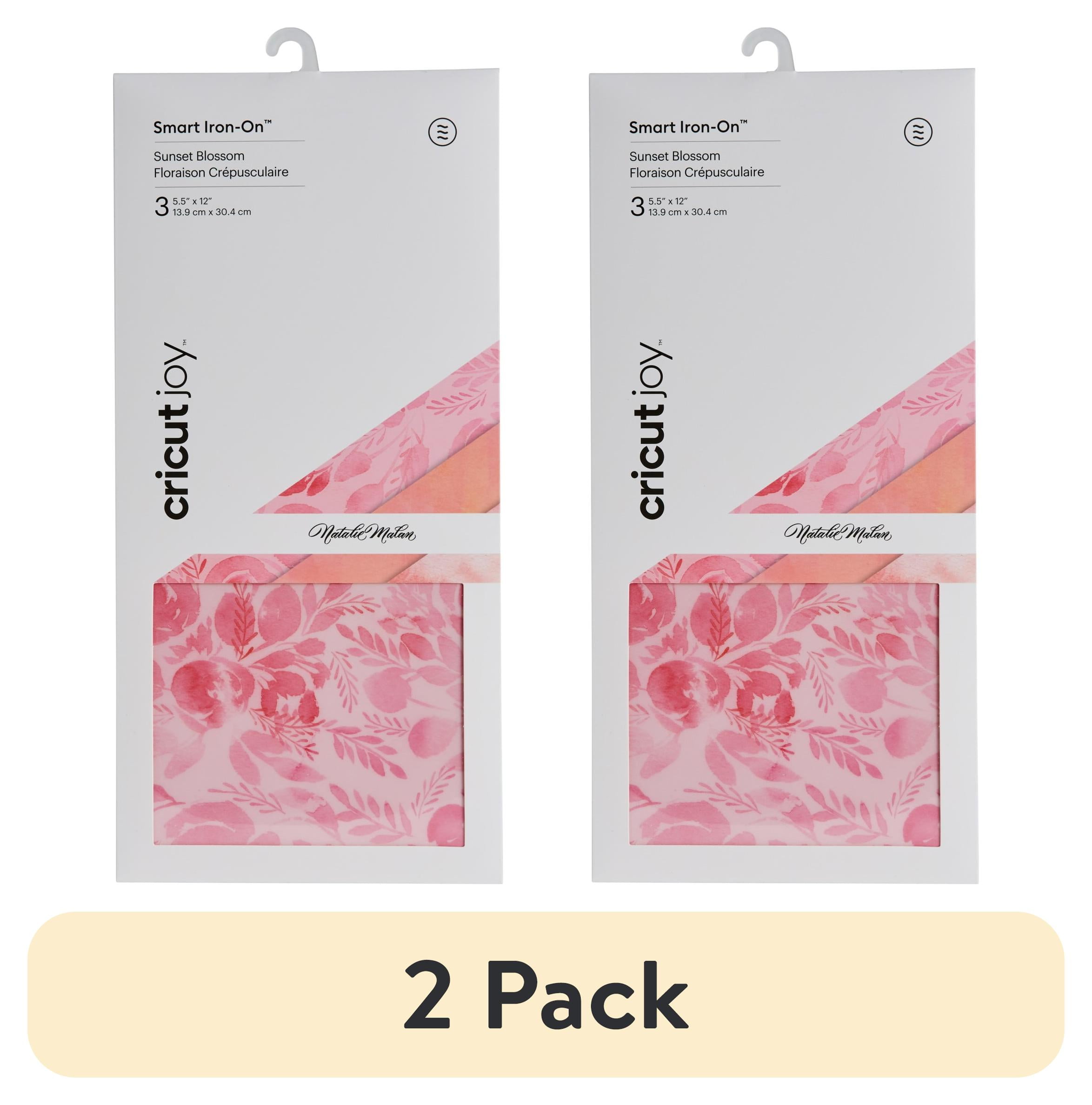 (2 pack) Cricut Joy Smart Iron-On Vinyl Patterned, Natalie Malan Sunset ...