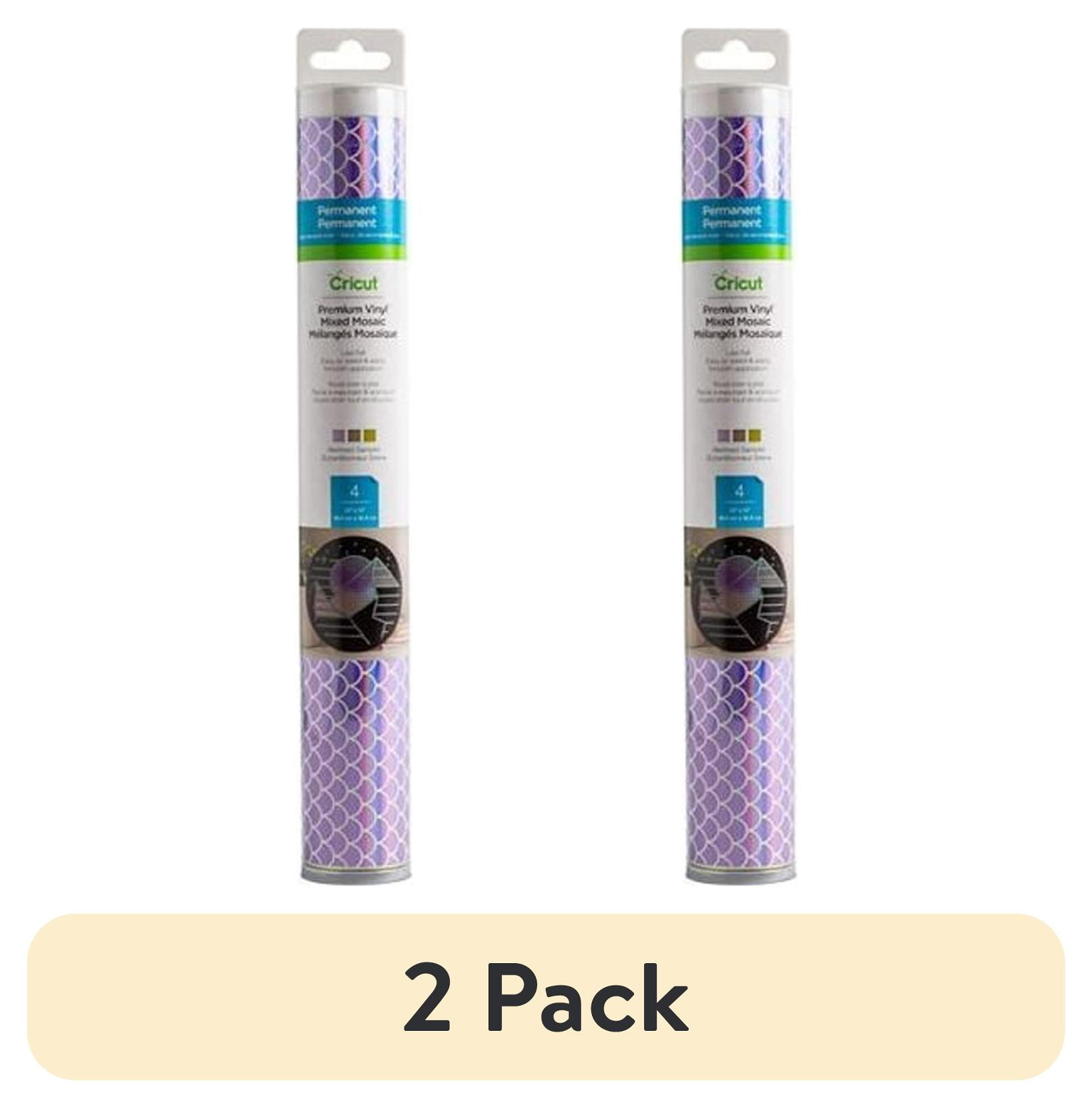 (2 pack) Cricut Premium Vinyl Mosaic Sampler, Mermaid Permanent, 12" x ...