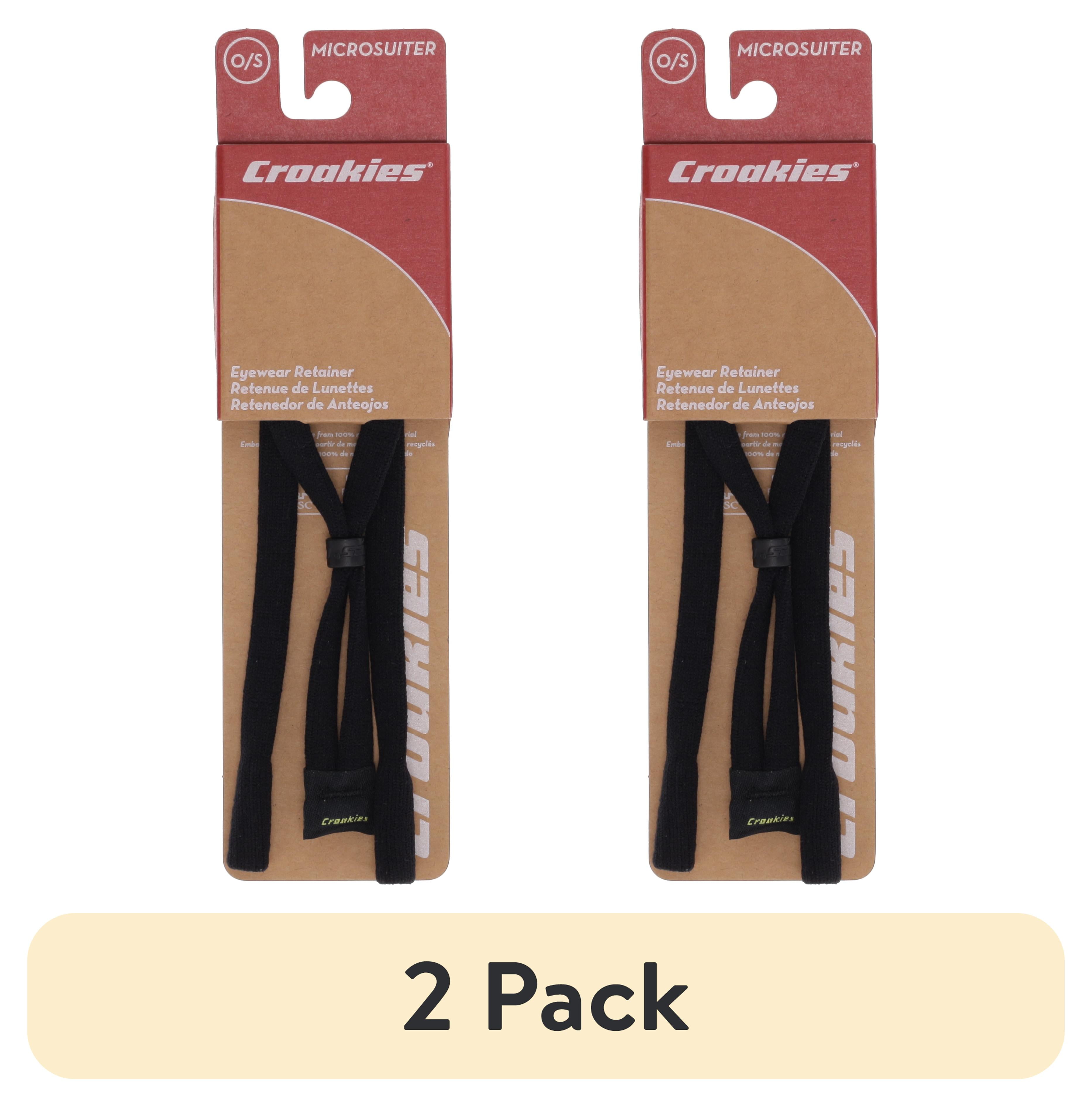 Croakies Black Cotton Microsuiter Eyeglass Retainer - Walmart.com
