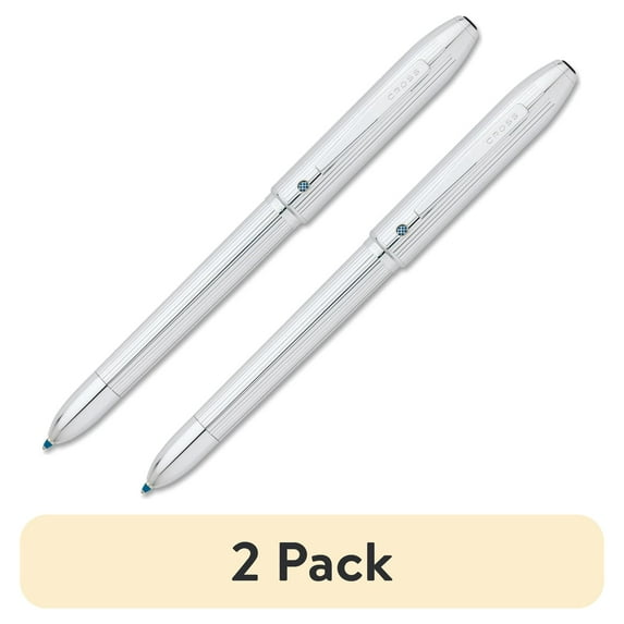 (2 pack) Cross Tech4 Lustrous Chrome Multi-function Pen - Walmart.com