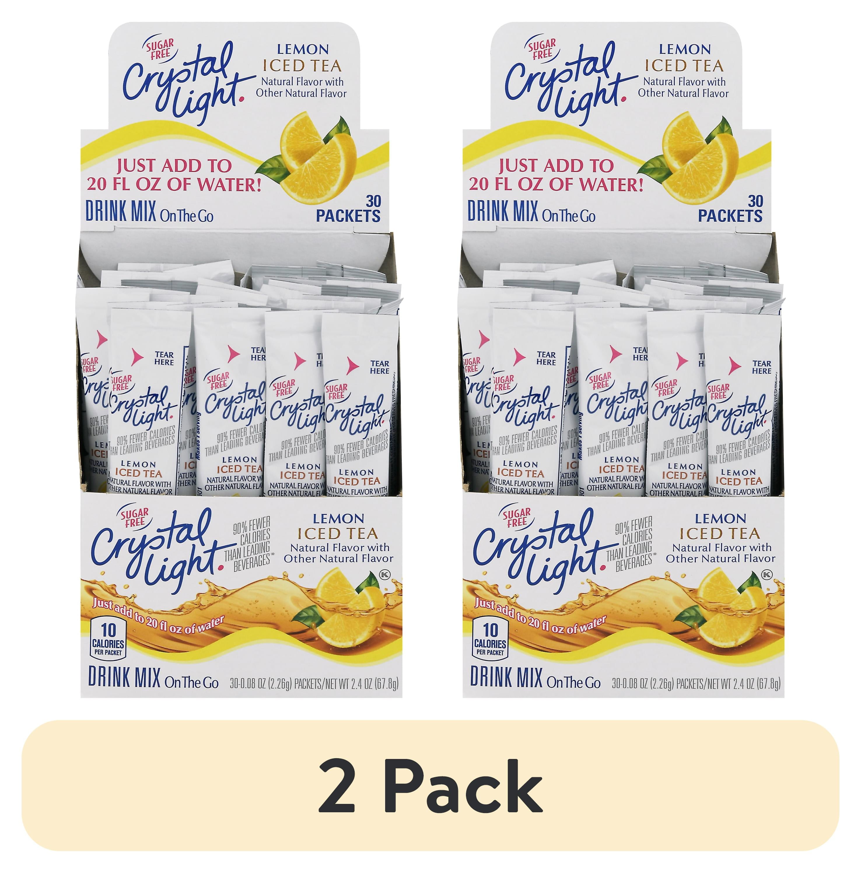 (2 pack) Crystal Light GEN00757 16 oz. Packets On the Go Drink Mix ...